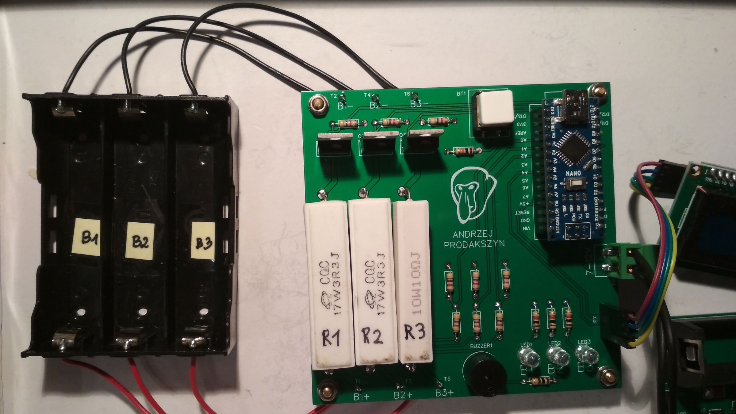 3 X 18650 Battery Capacity Tester : 6 Steps - Instructables