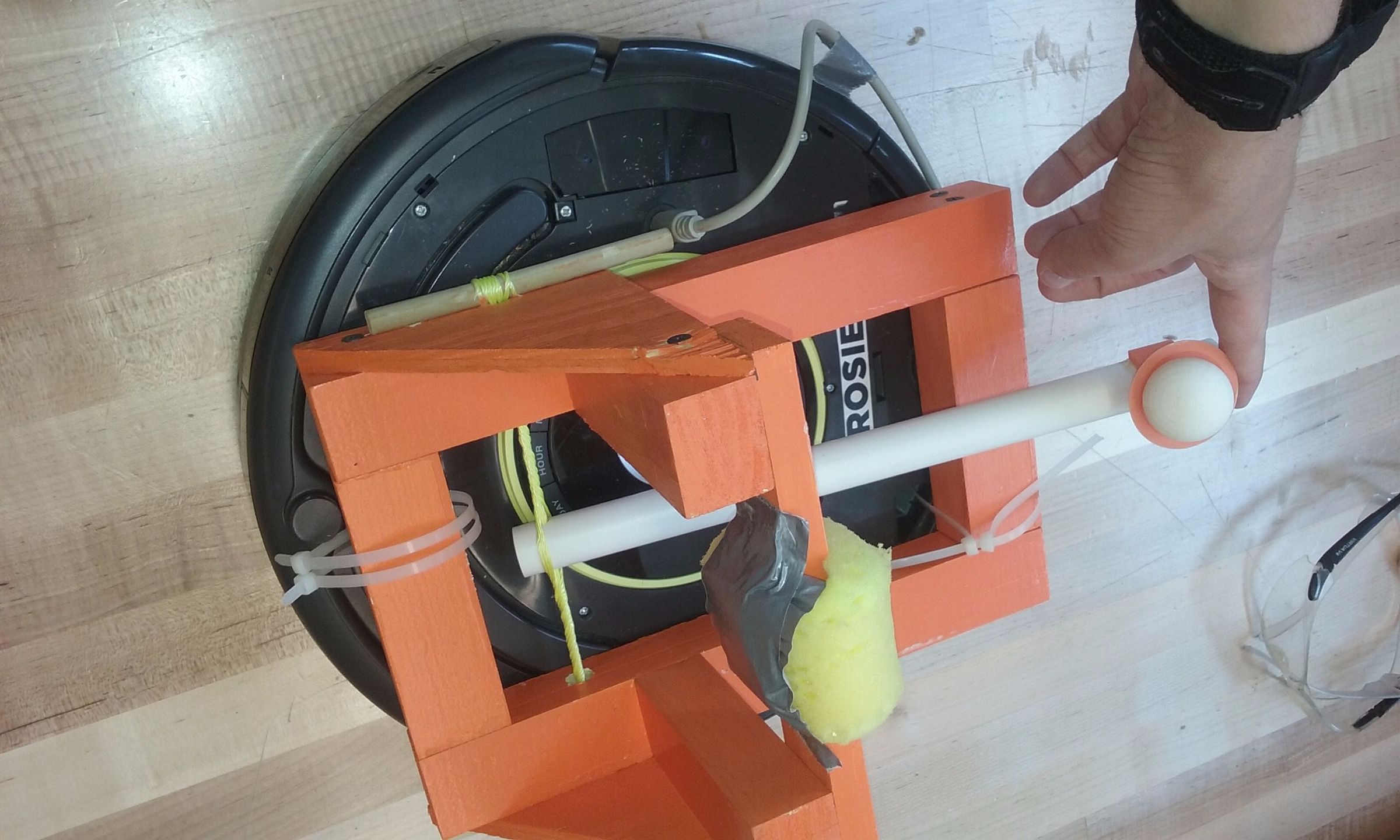 Roomba-mounted Catapult : 6 Steps - Instructables