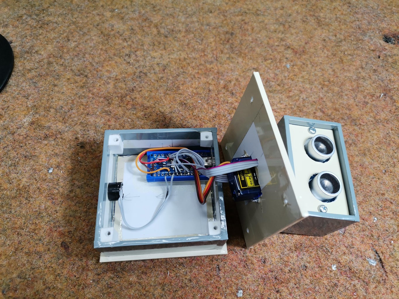 360° Arduino Radar With 2xhc Sr04 Sensors 3 Steps Instructables