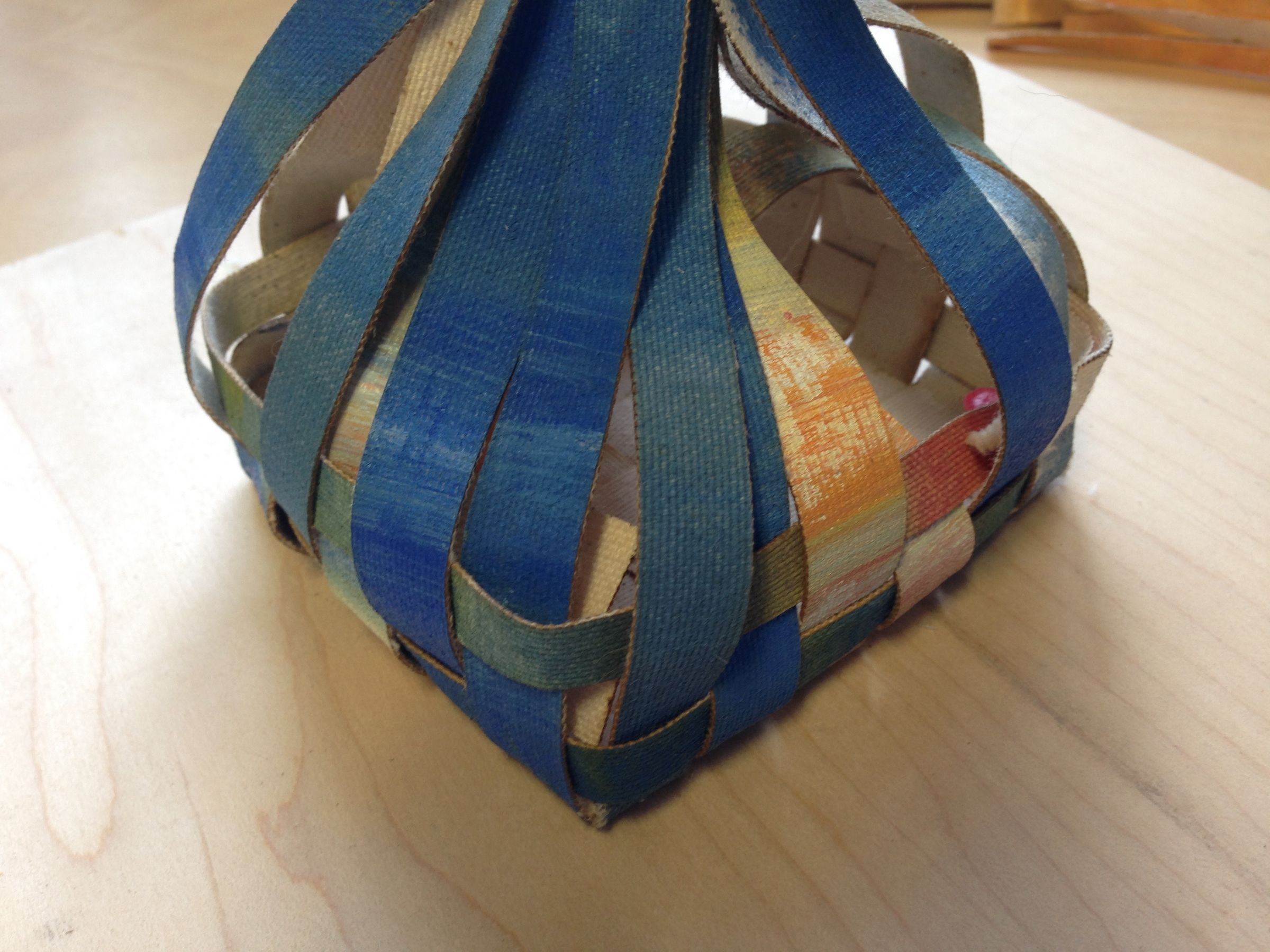 Painted Canvas Strip Basket : 9 Steps (with Pictures) - Instructables