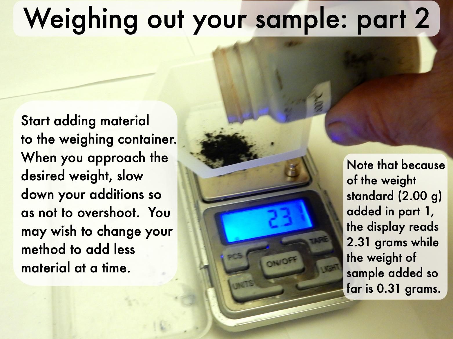 Weighing Small Quantities of Compounds With Digital Scales : 5 Steps ...