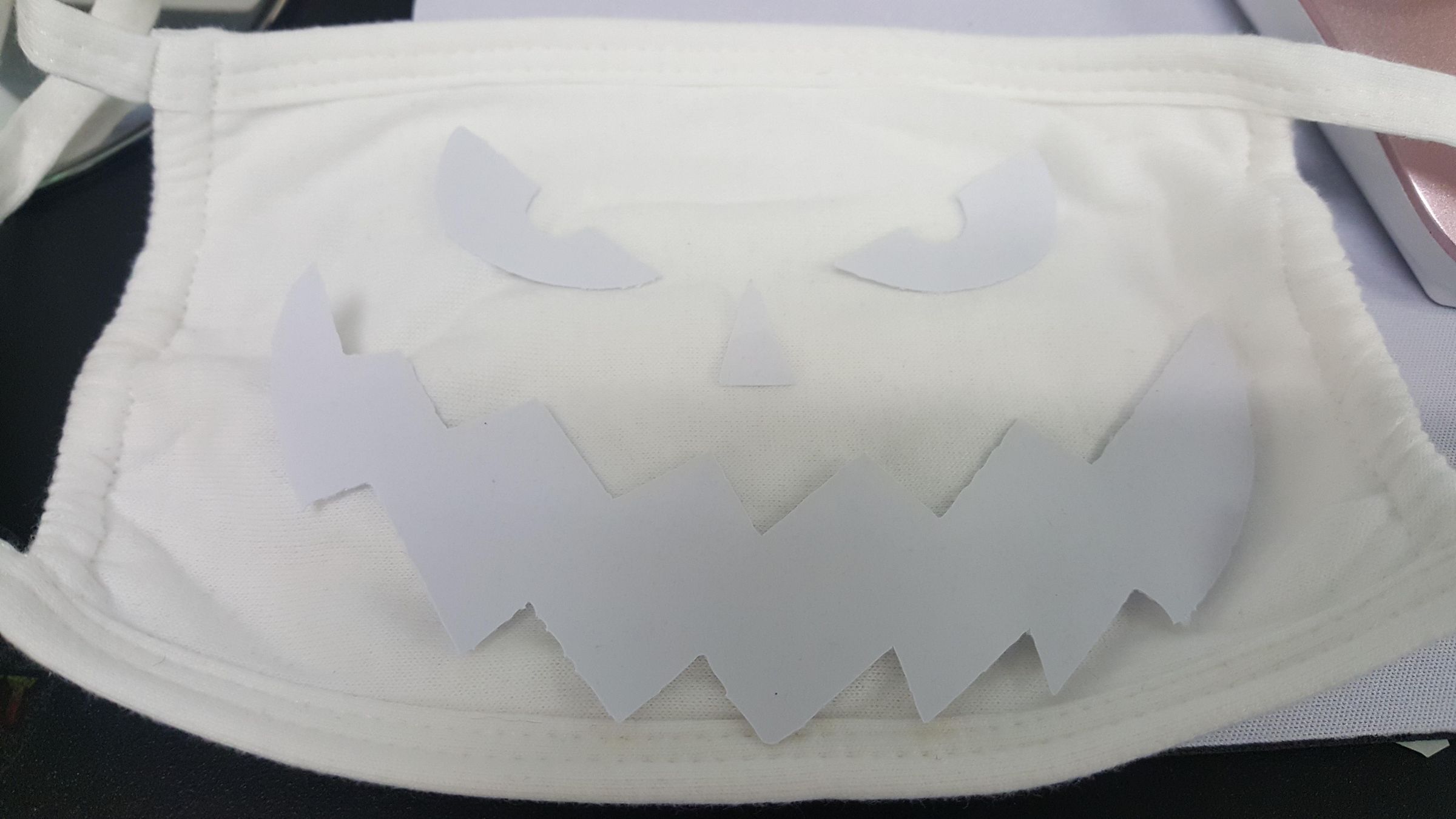 Painted Glow in the Dark Protective Face Mask : 3 Steps - Instructables