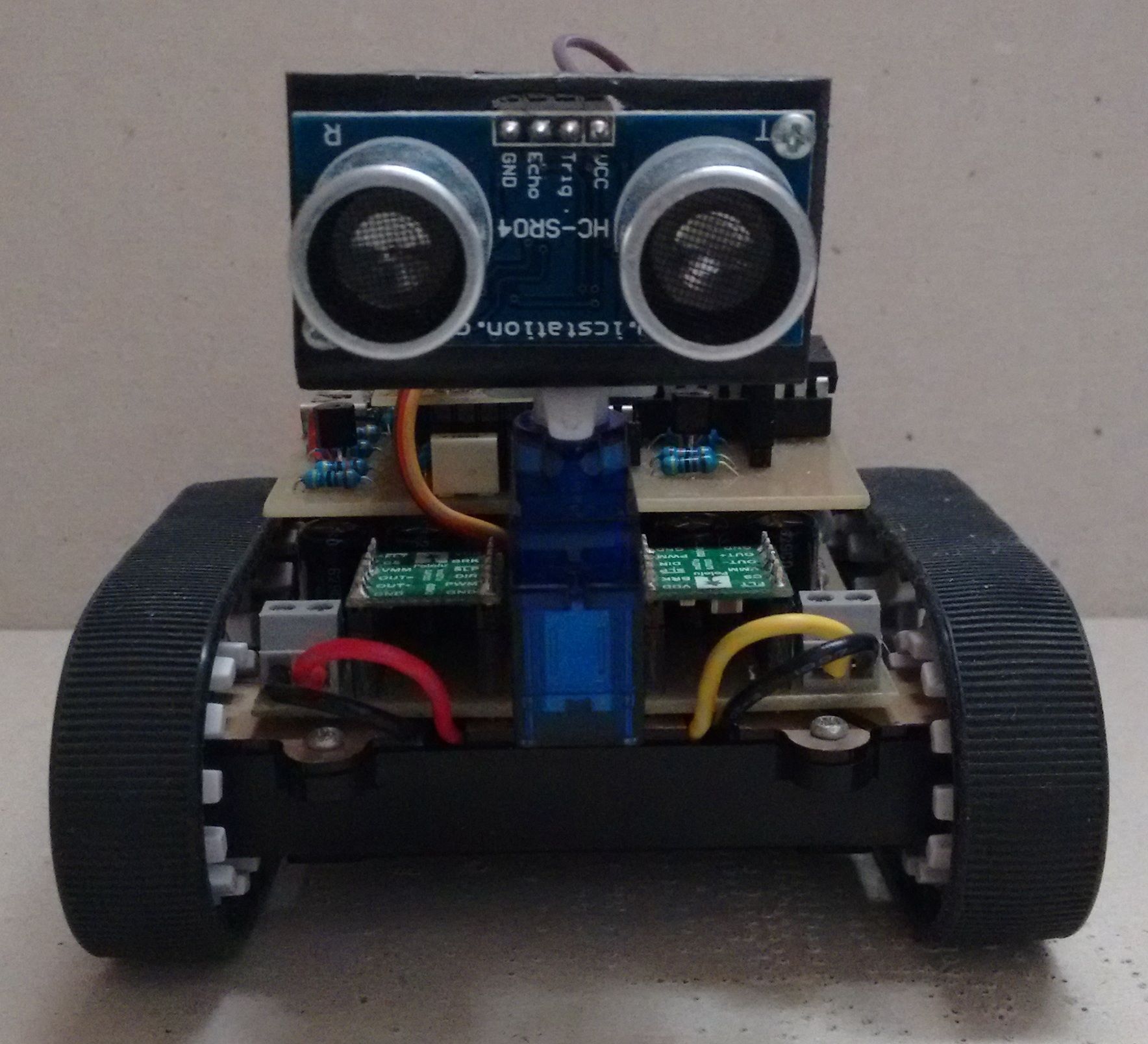 Ultrasonic Obstacle-avoiding Robot : 16 Steps (with Pictures ...