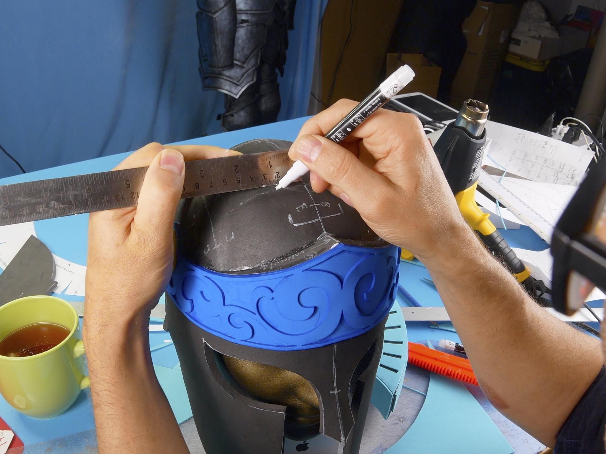 DIY Spartan Helmet Costume From Foam! : 27 Steps (with Pictures ...