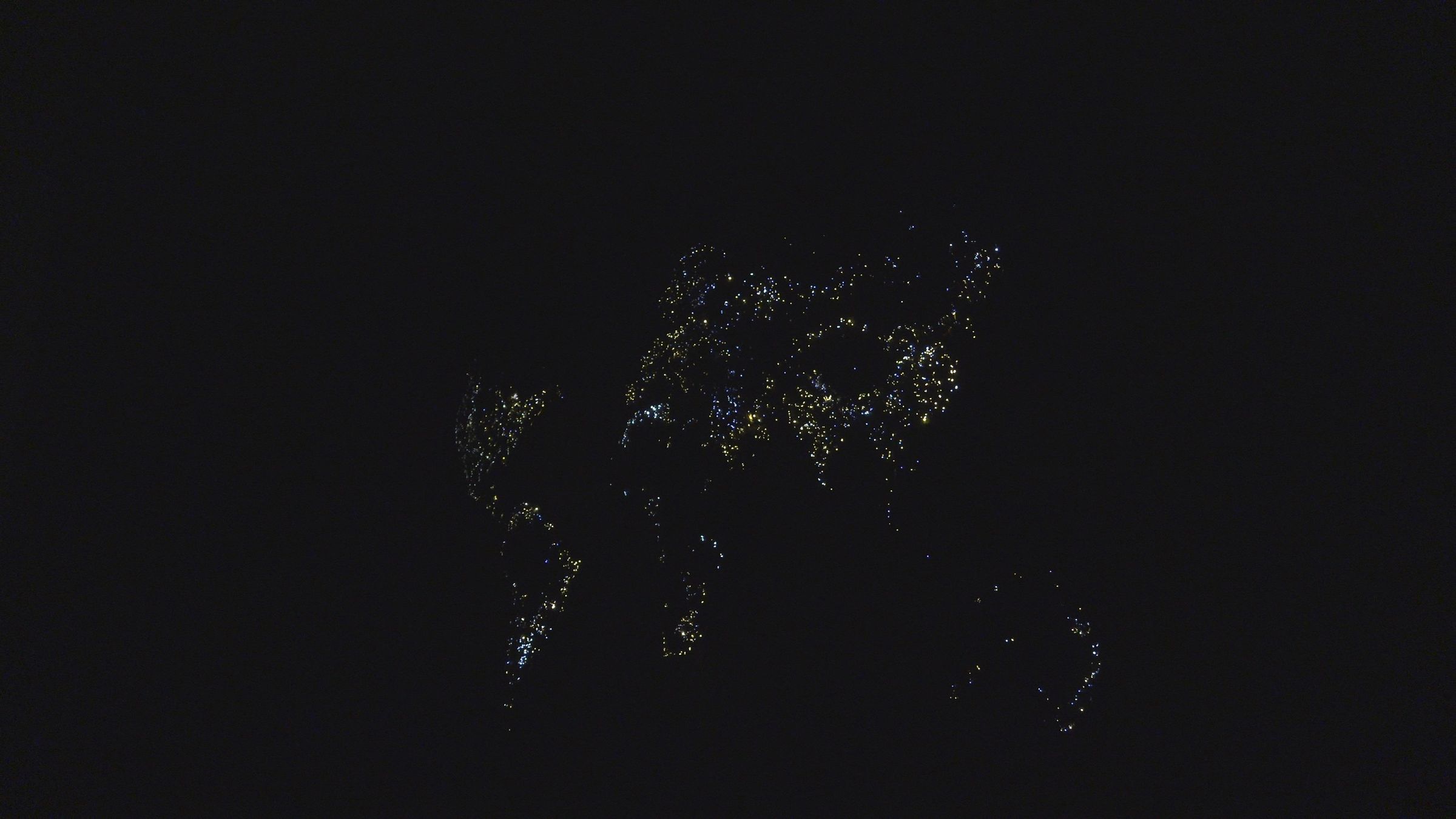 Floating World Backlit Moss Map With Arduino Fiber Optic LED Cities ...