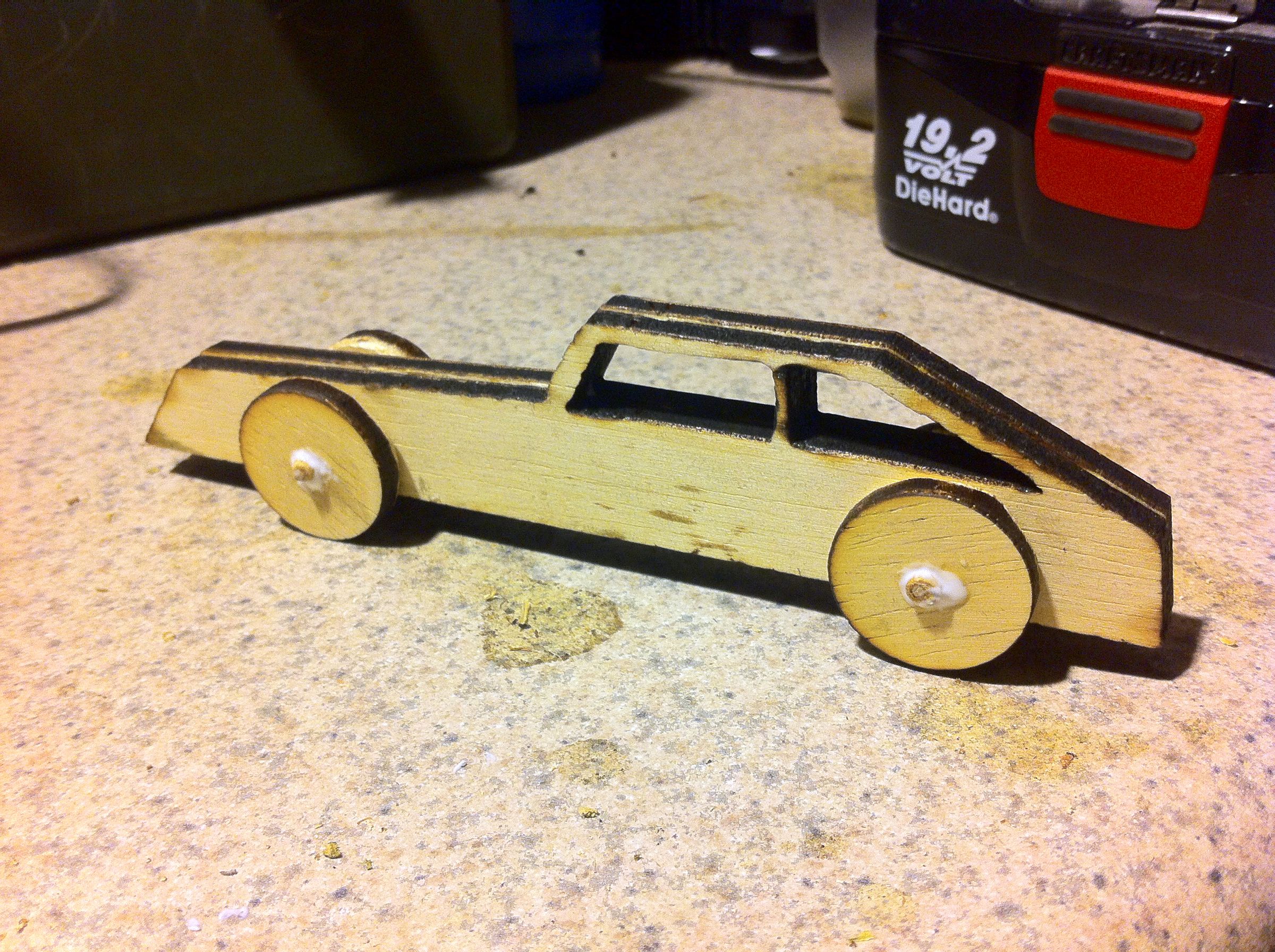 Easy Laser Cut Wooden Car Toy : 6 Steps - Instructables