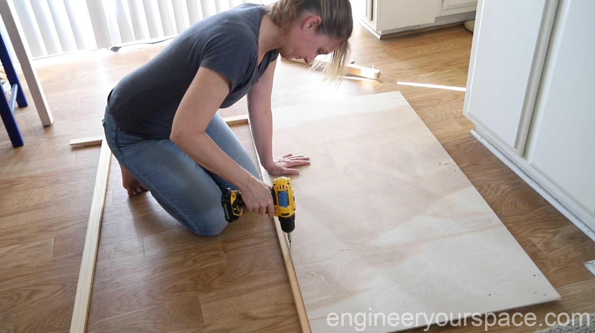 Hidden White Board With DIY Barn Door Hardware : 10 Steps (with ...