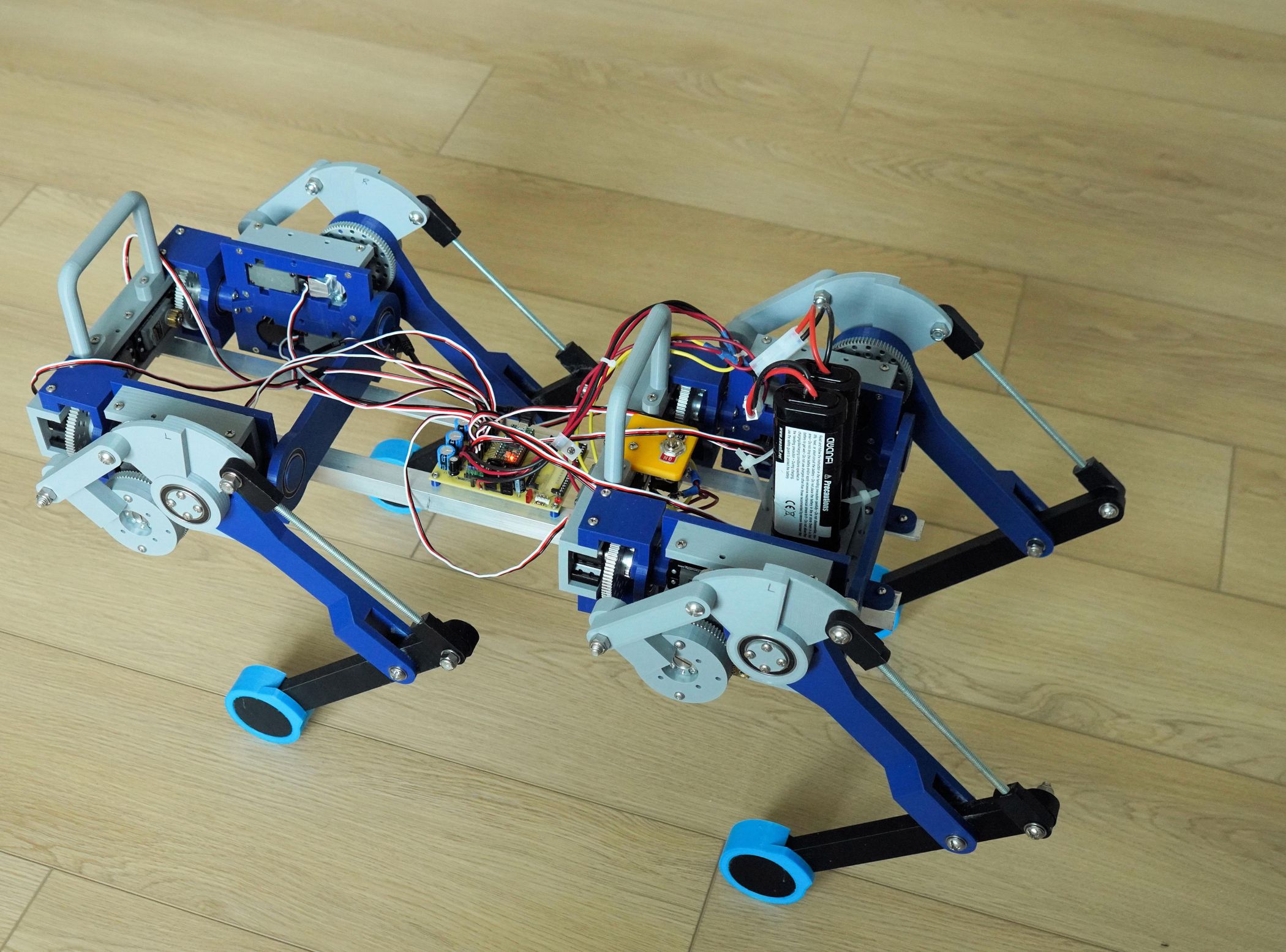 Emily, a Quadruped Dog Robot : 12 Steps - Instructables