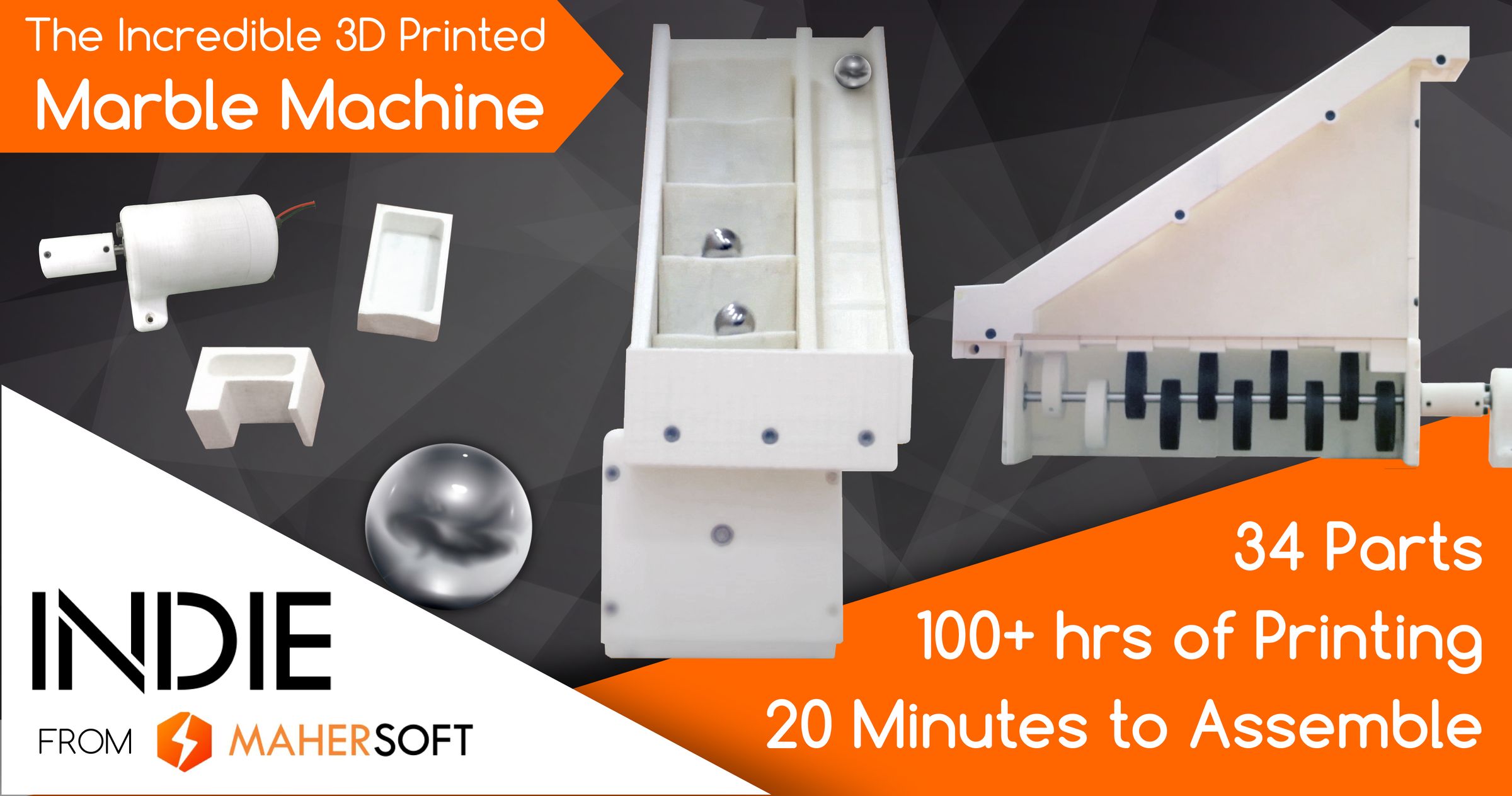 3D Printed Marble Machine by Maher Soft (with Pictures) - Instructables