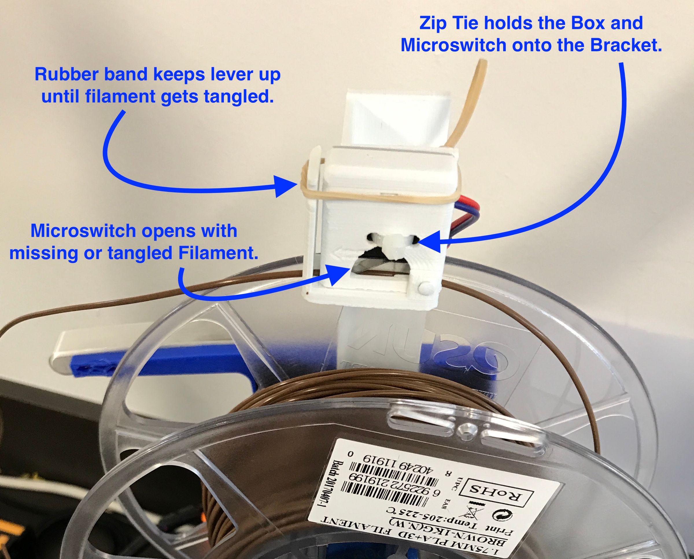 3D Printer Filament FAULT Detector - Octoprint : 3 Steps (with Pictures ...