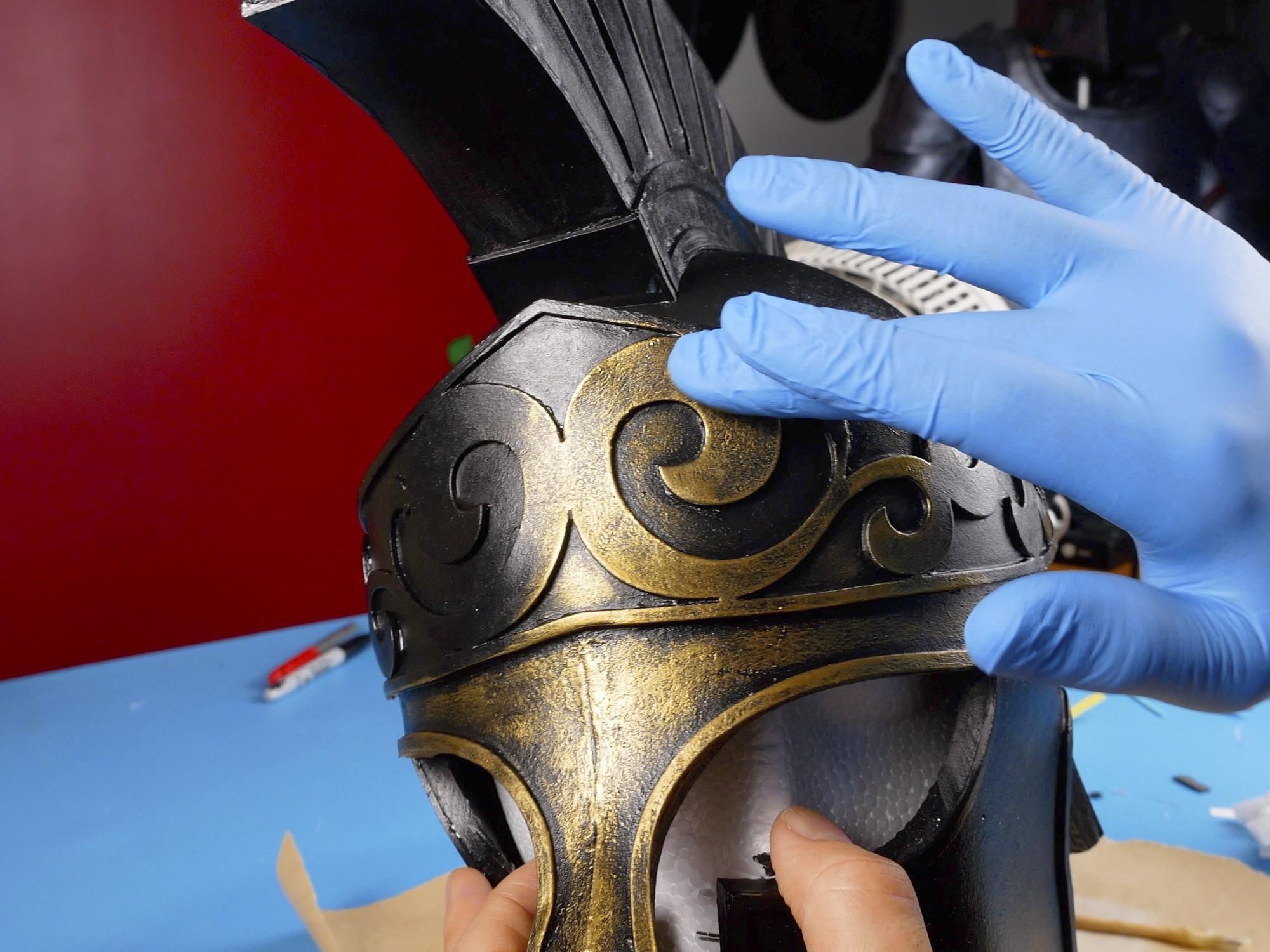 DIY Spartan Helmet Costume From Foam! : 27 Steps (with Pictures ...