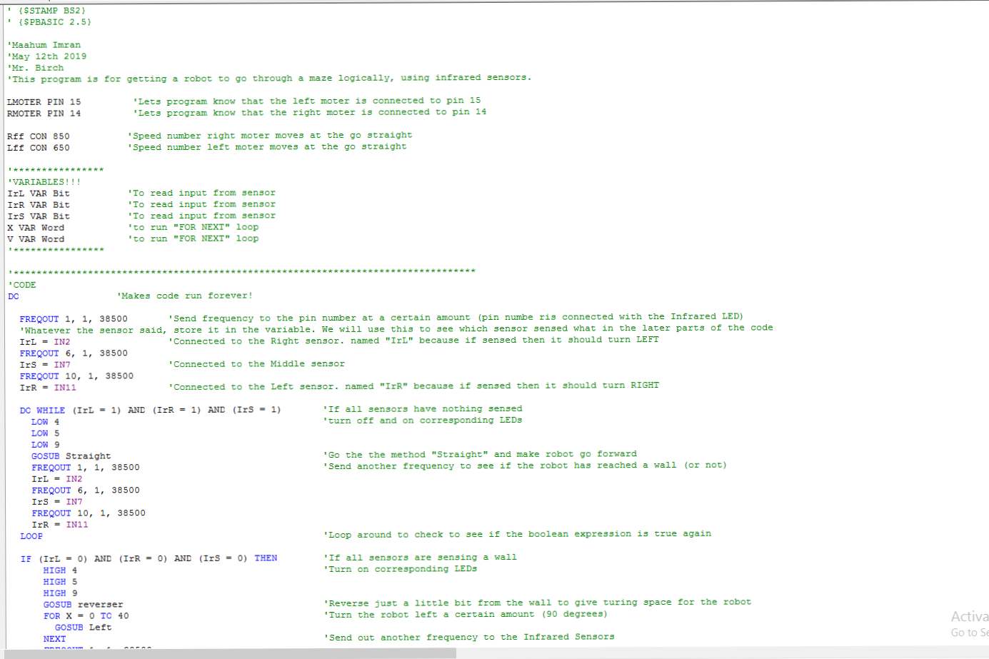 Maze Solving Boe-Bot : 3 Steps - Instructables