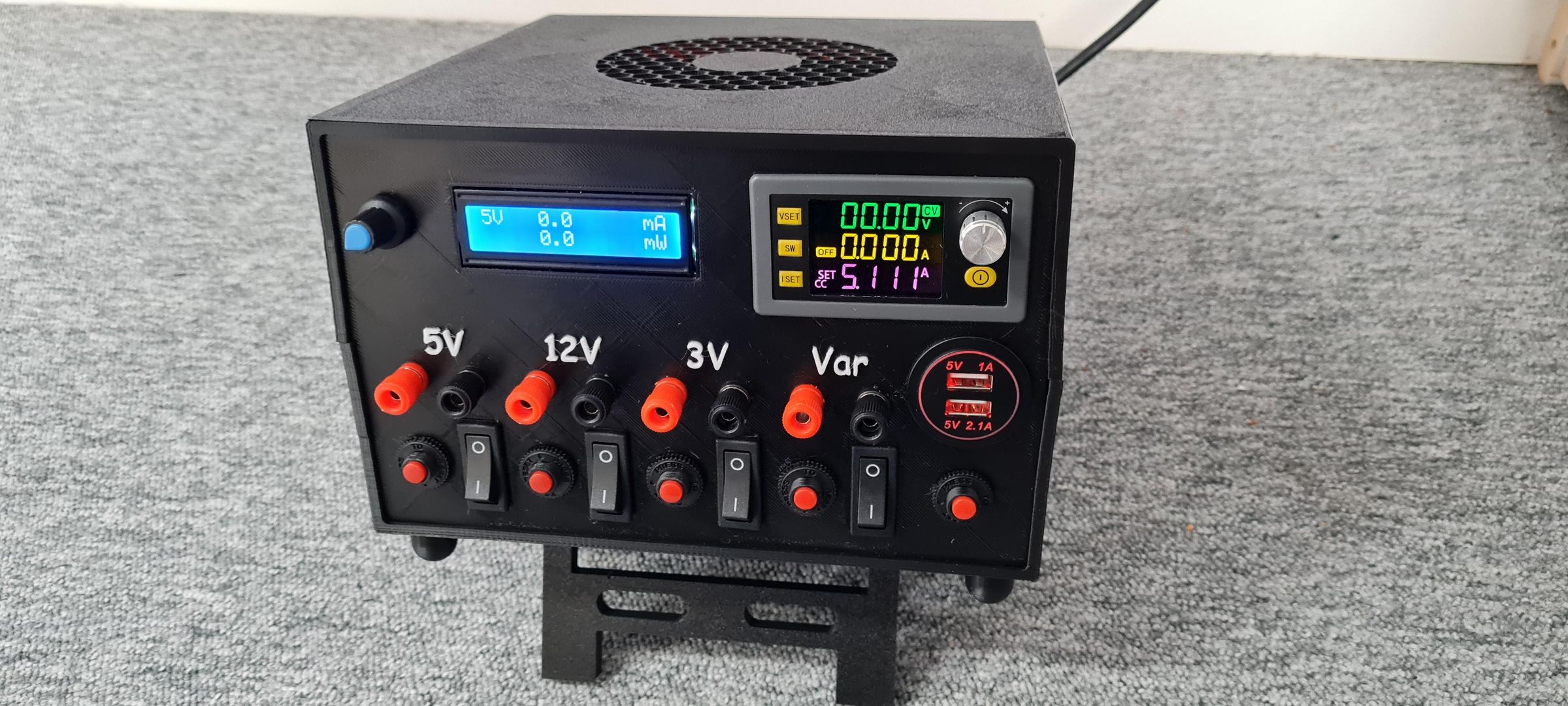 ATX Bench Power Supply With INA226 Sensors and Arduino Controller : 4 ...