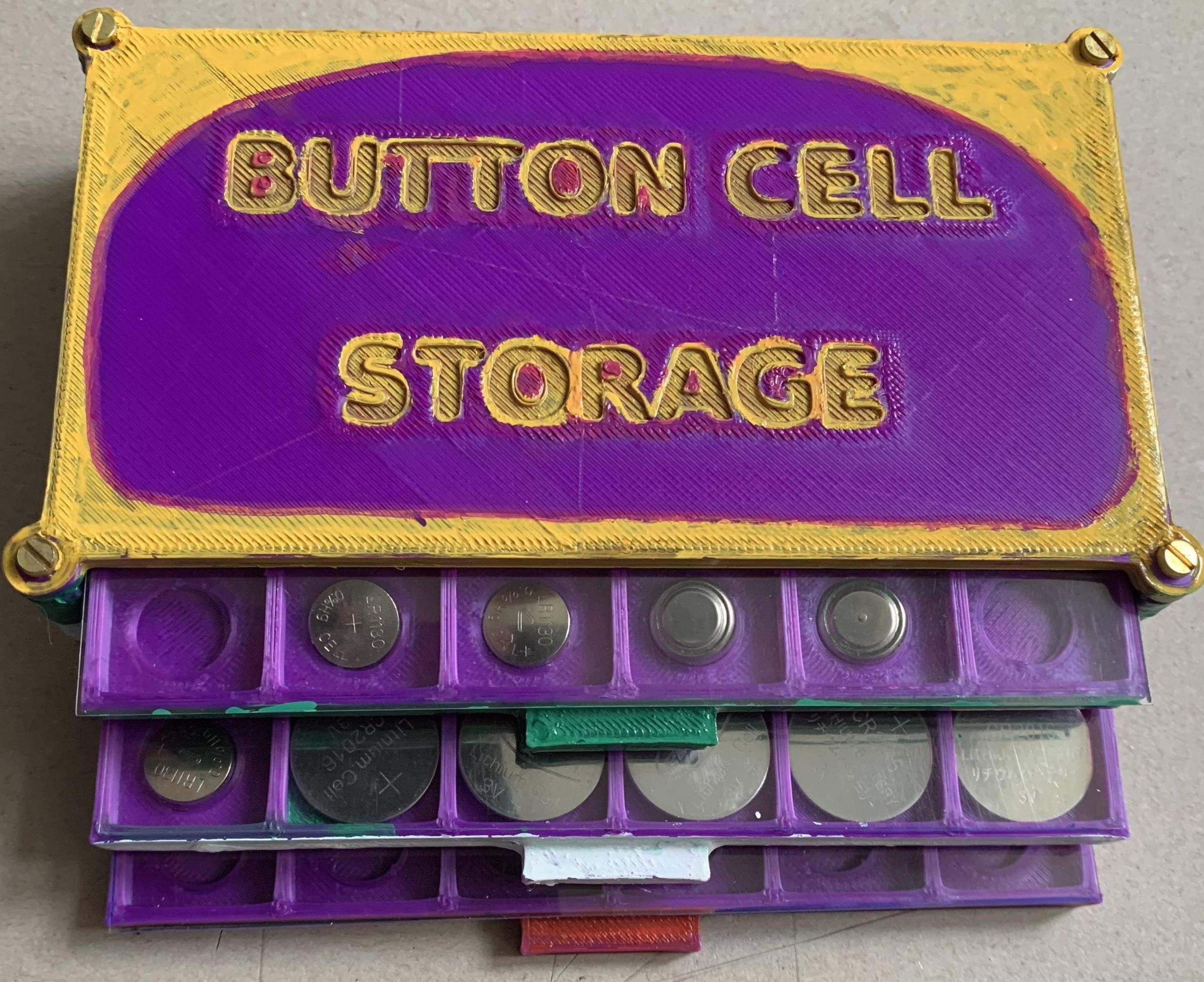 A 3D Printed Button Cell Storage Container : 3 Steps (with Pictures ...
