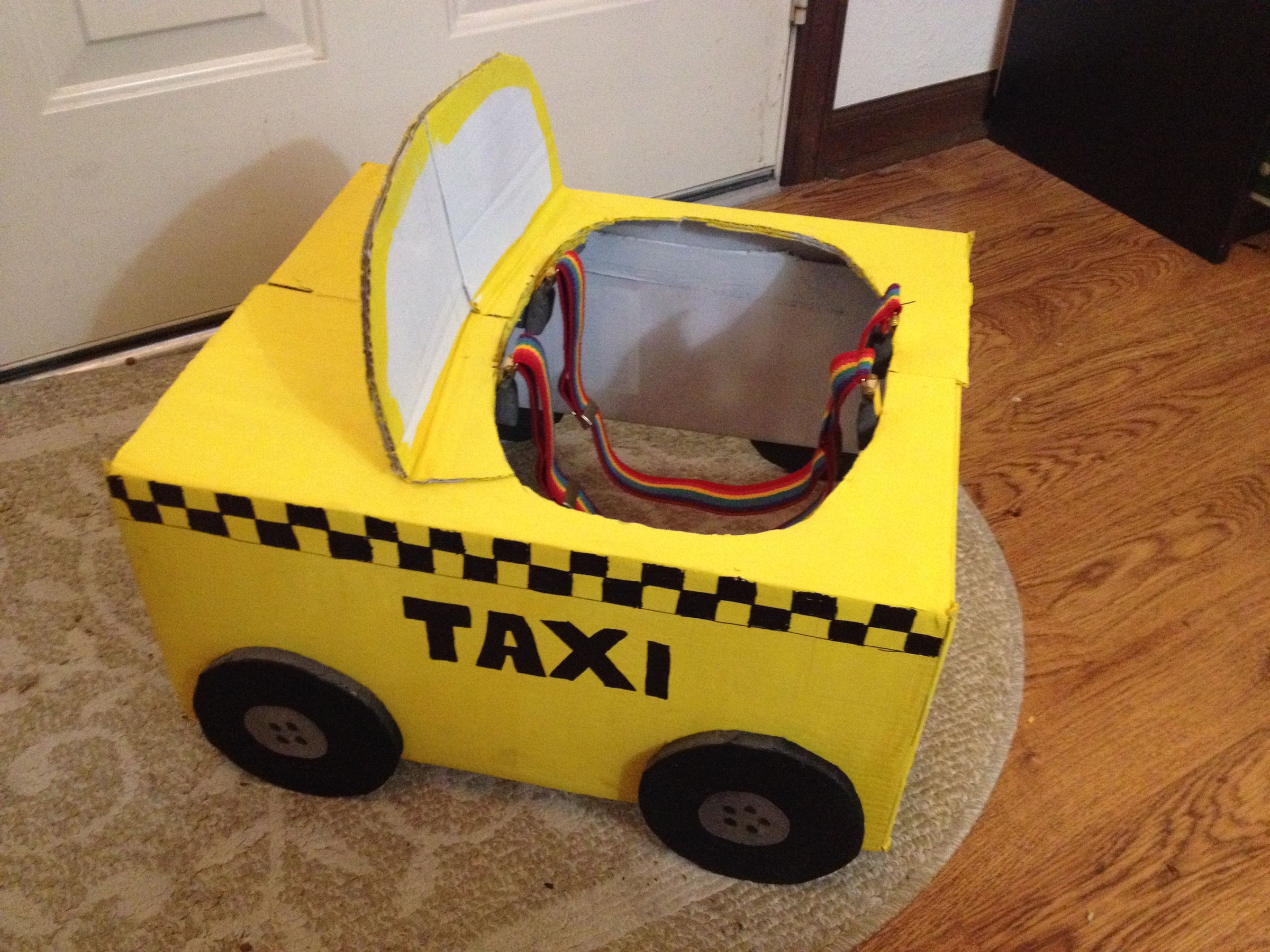Quick and Easy Last Minute Taxi Costume - Instructables