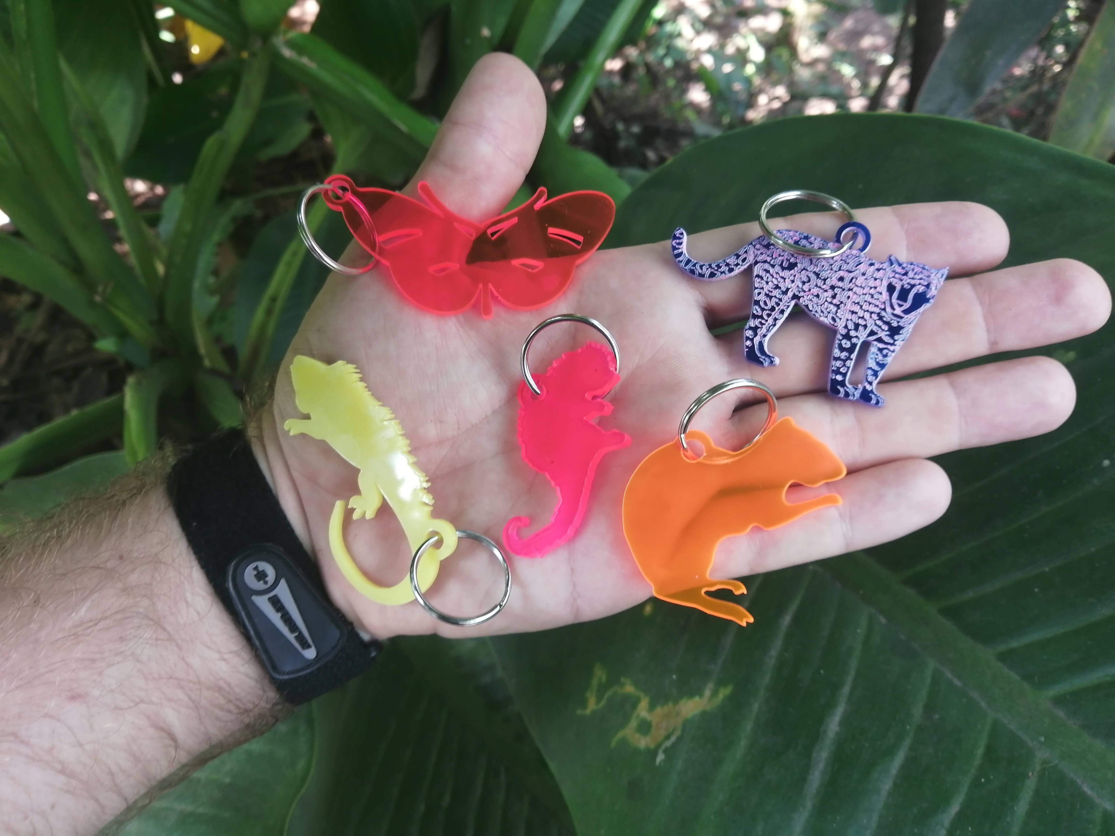 Upcycled Laser Cut Keychains : 6 Steps - Instructables