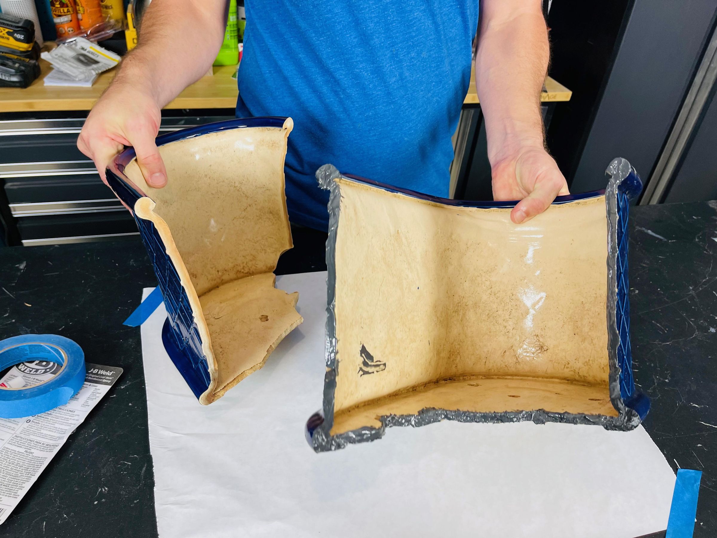 Fix a Broken Ceramic Planter With Epoxy : 4 Steps (with Pictures ...