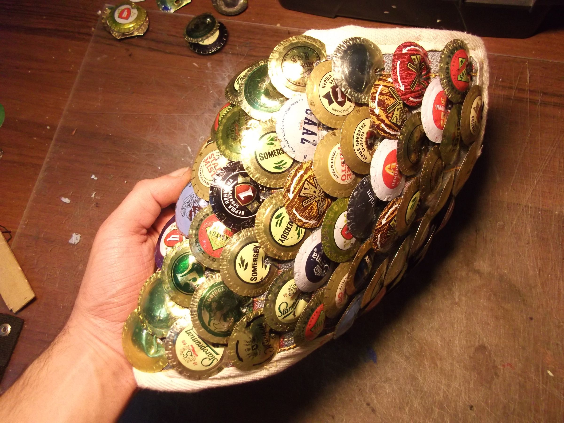 How to Make Scale Armor From Bottle Caps (Updated) : 8 Steps (with ...