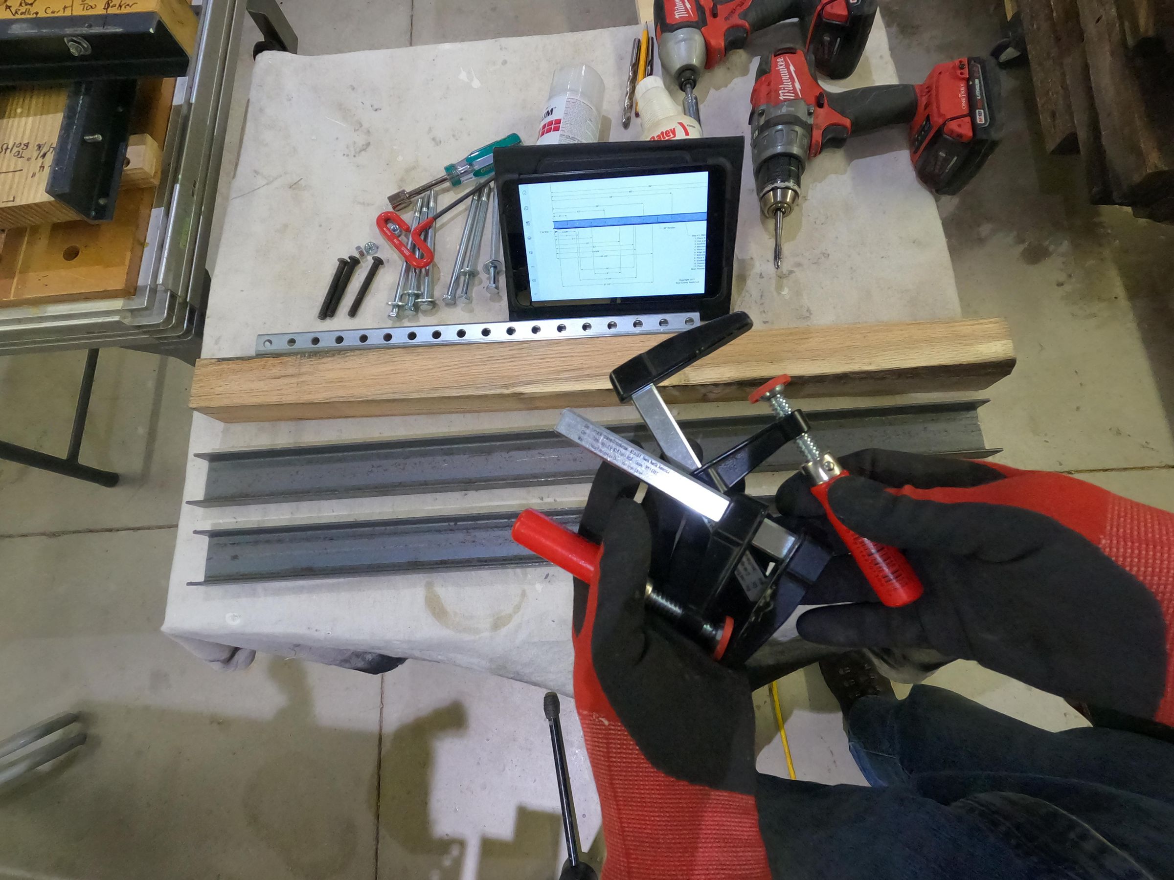 Multi-Clamp Glue-Up Jig for Fabricating DIY Wood Beams AKA a ...
