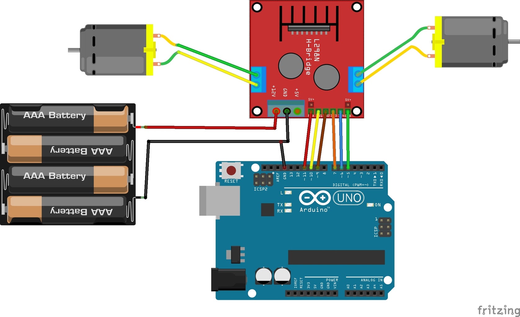 L298n Motor Driver Arduino Interface How It Works Codes 41 Off