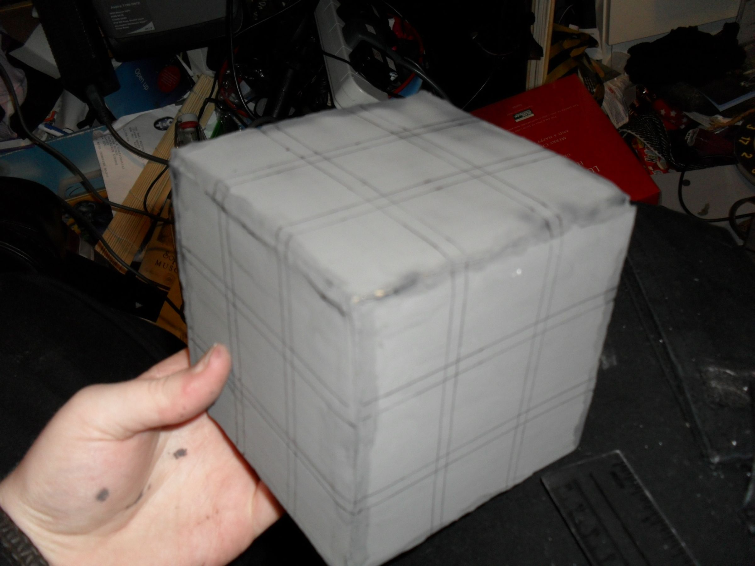 Cardboard Props: 3D Dice / Rubix Cube / Music Box : 4 Steps - Instructables