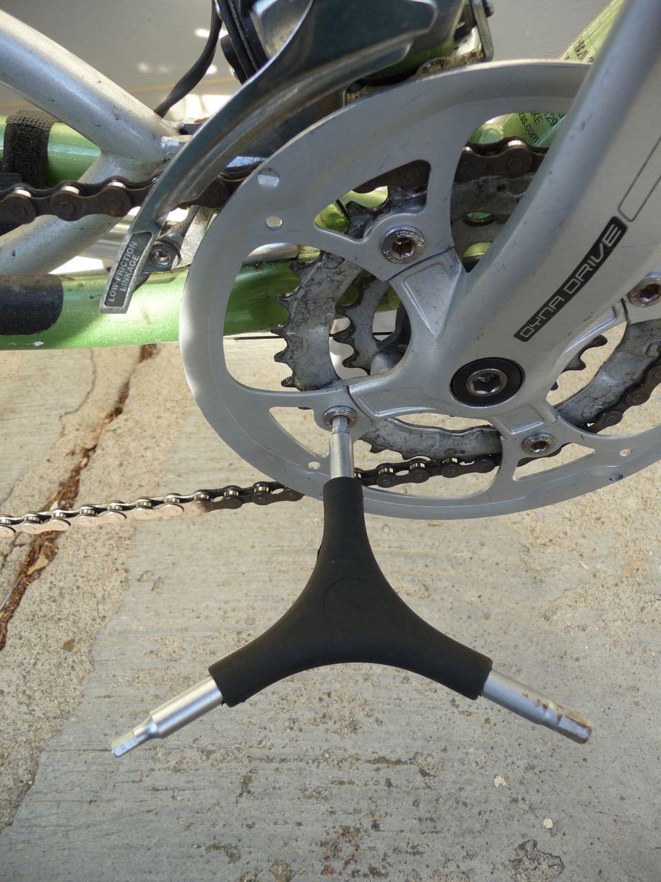 Simple Bike Chain Guard Made From Large Chain Ring : 3 Steps (with ...