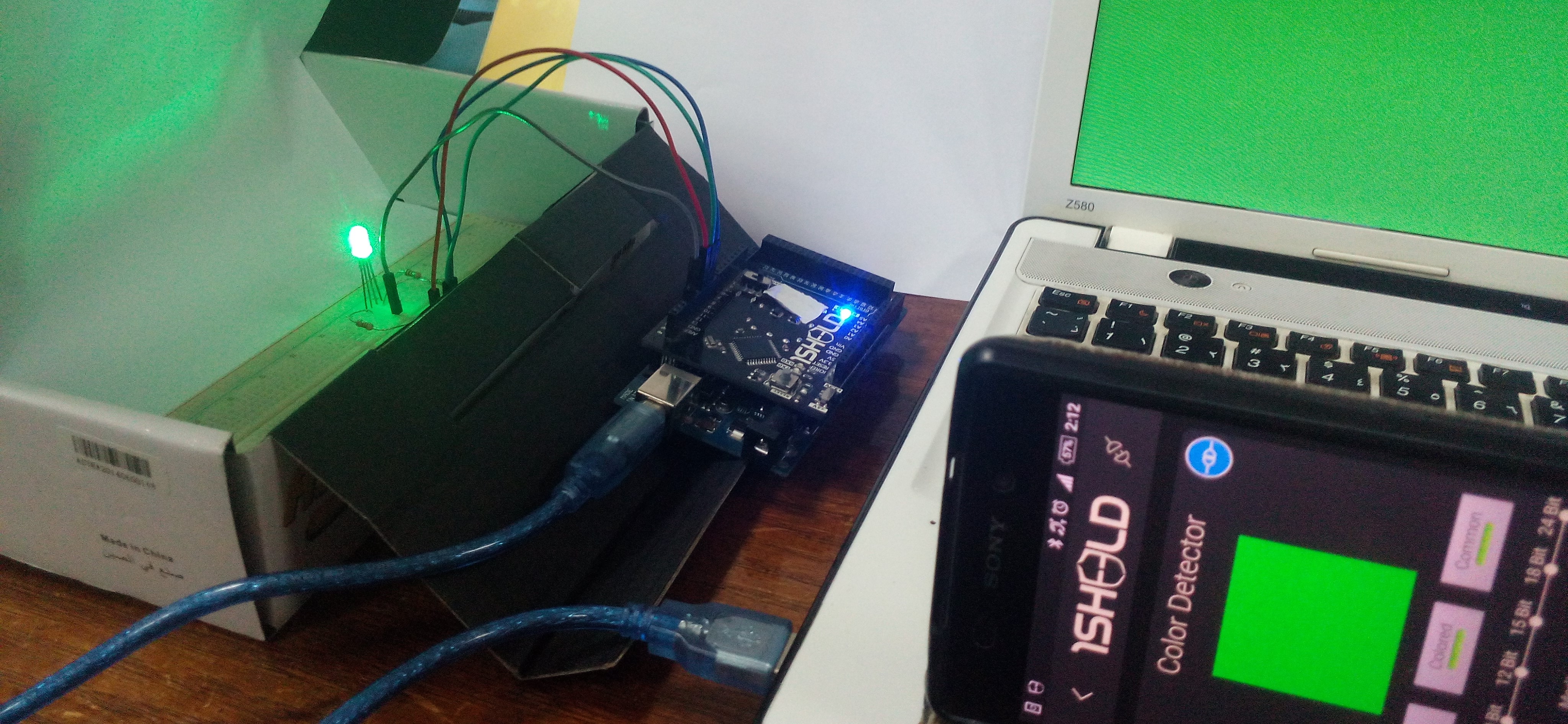 Controlling an RGB LED With Color Detector Camera : 4 Steps (with ...