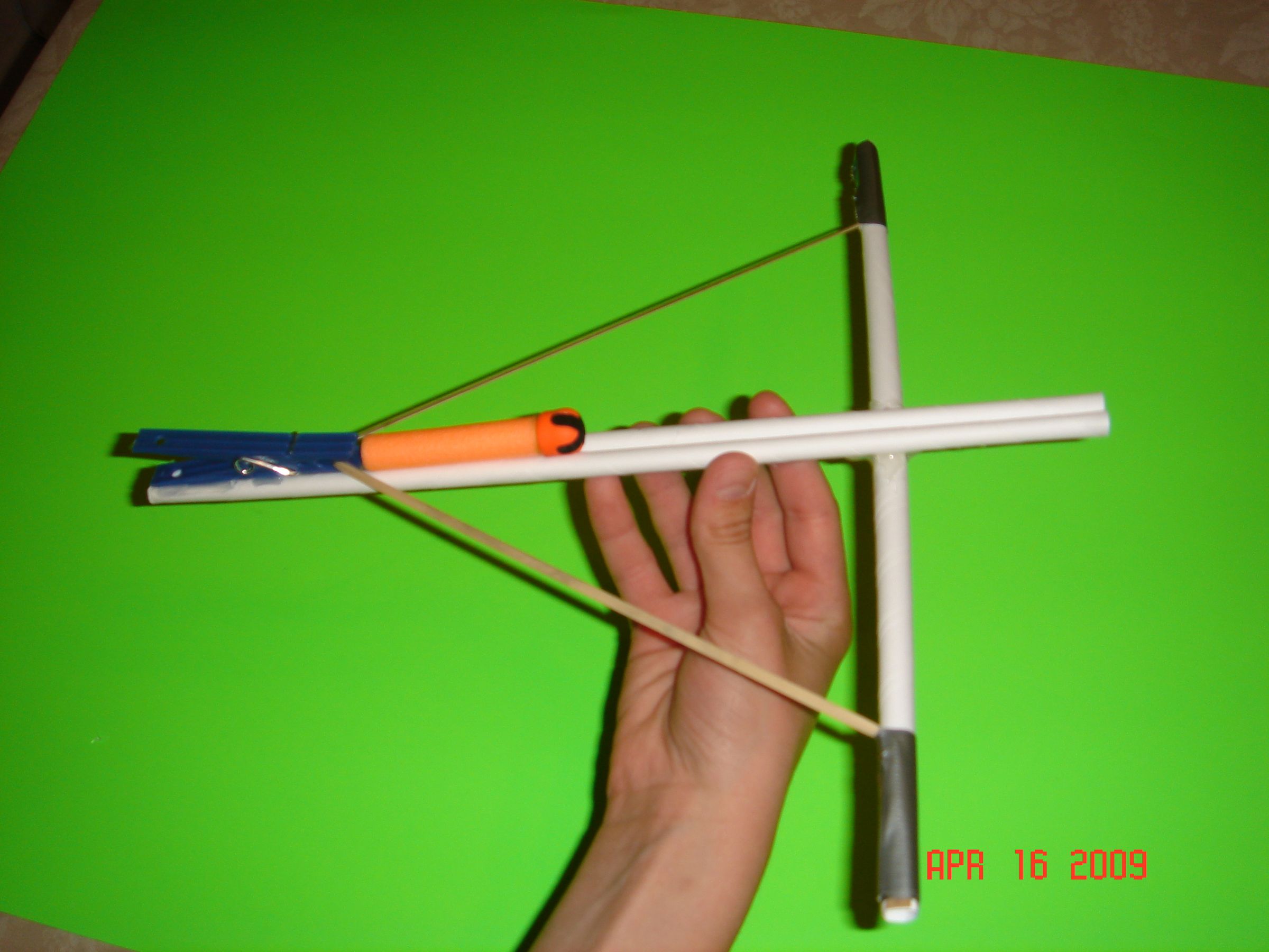 Paper Nerf Gun (Cross-bow) : 7 Steps - Instructables