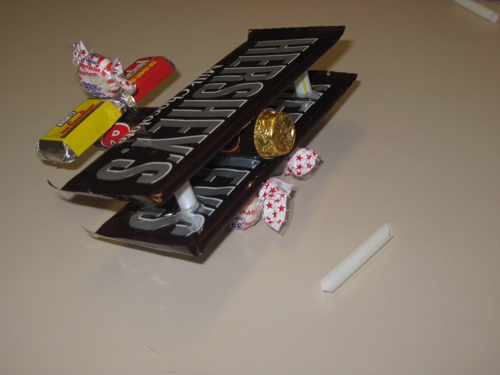 Candy Biplane : 14 Steps - Instructables