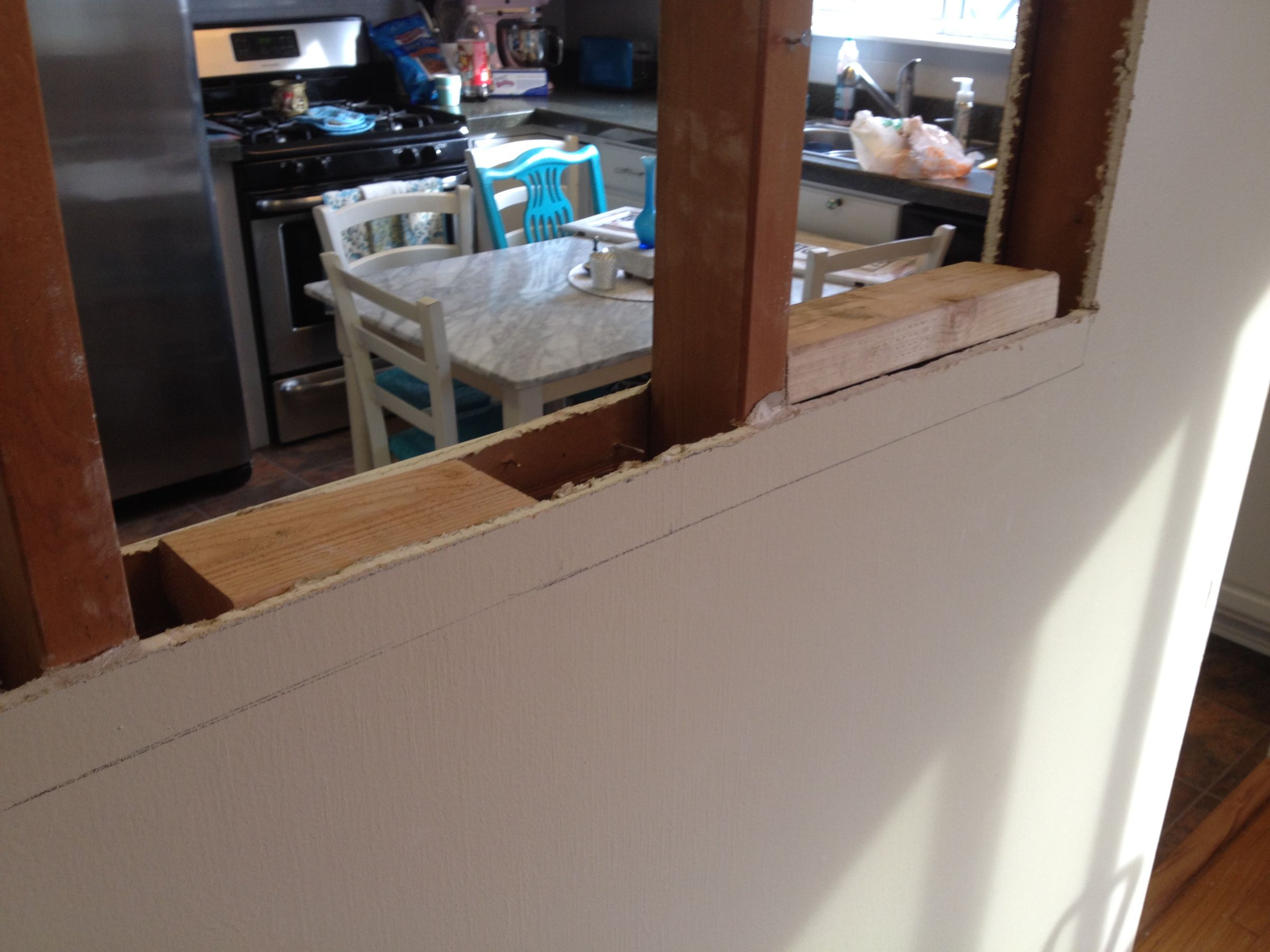Kitchen Wall Pass Through : 9 Steps (with Pictures) - Instructables