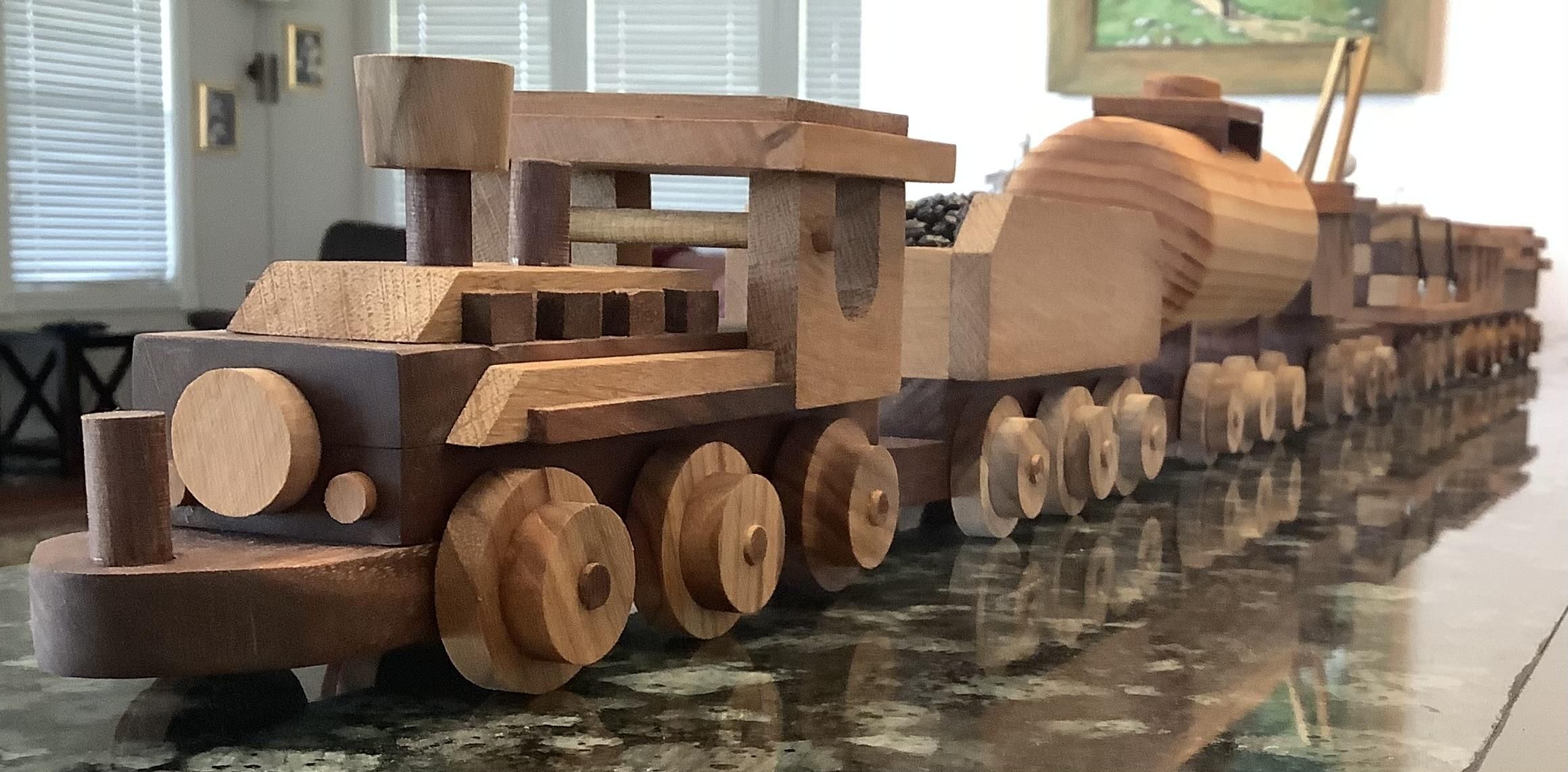Miniature Wooden Train - 7 Car Set : 10 Steps (with Pictures ...