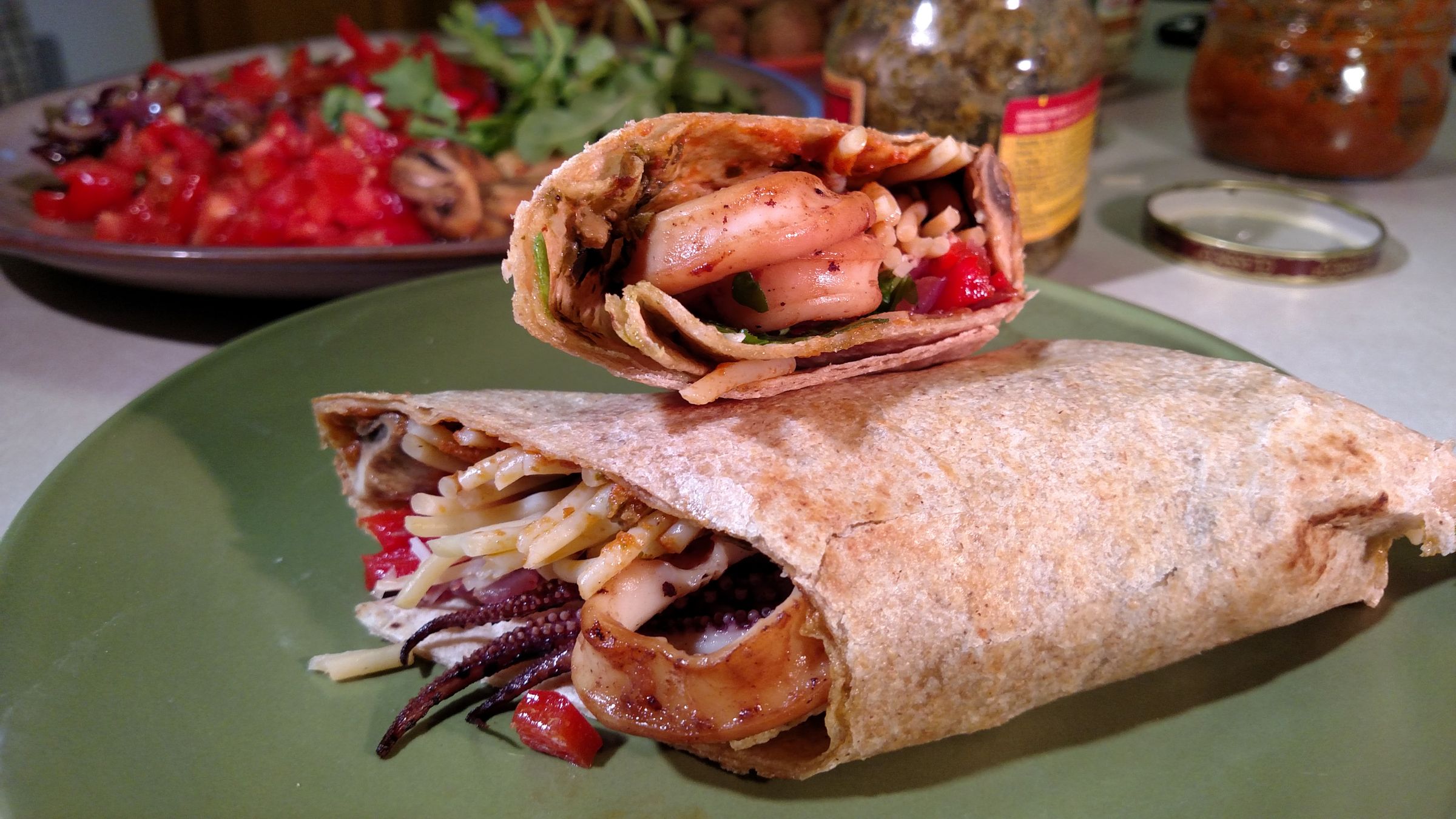 Quick and Easy Piadina Wraps (Italian Street Food) : 4 Steps (with ...