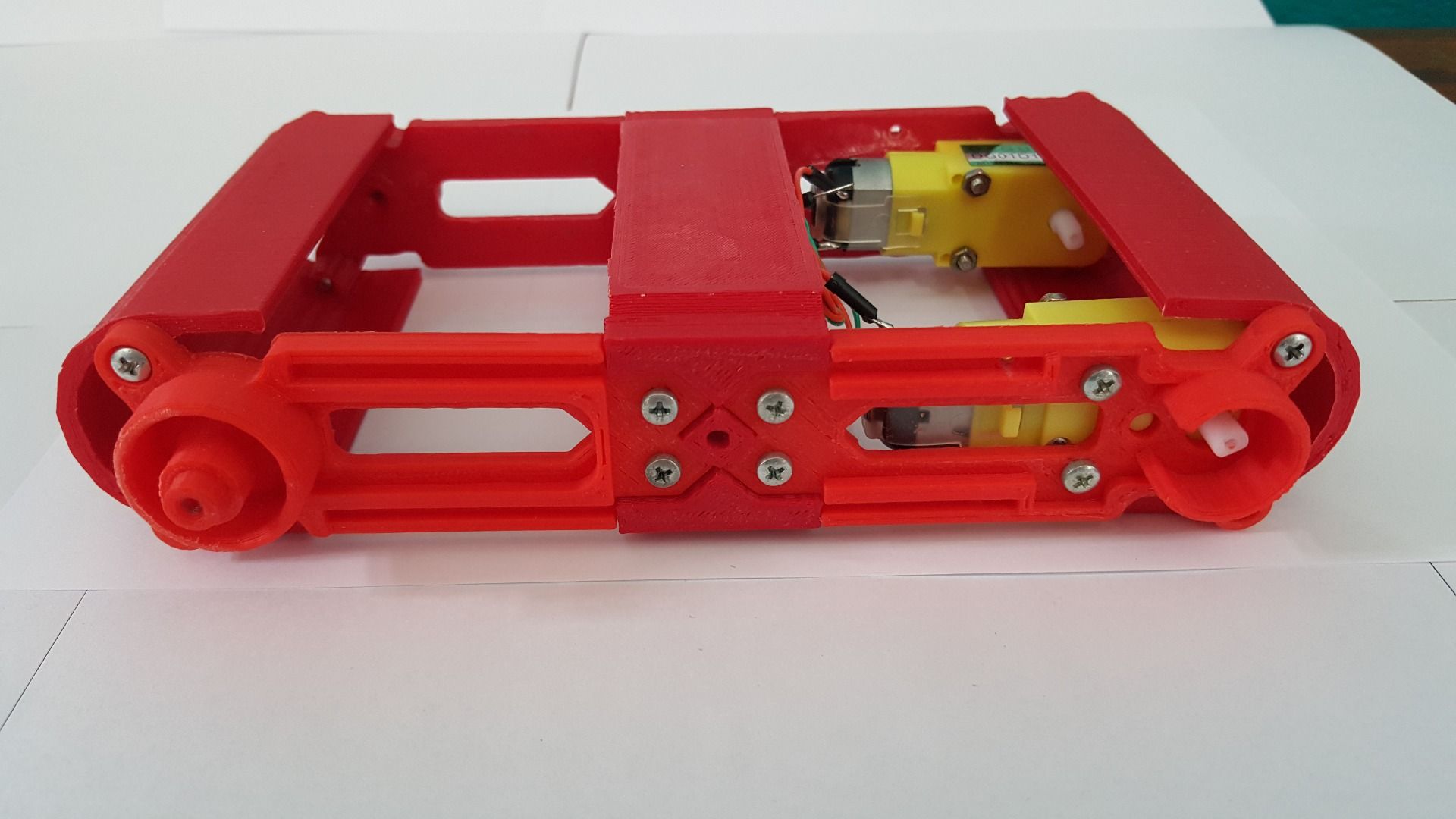 Chasis De Robot Con Orugas Impresas En 3D : 7 Steps (with Pictures ...