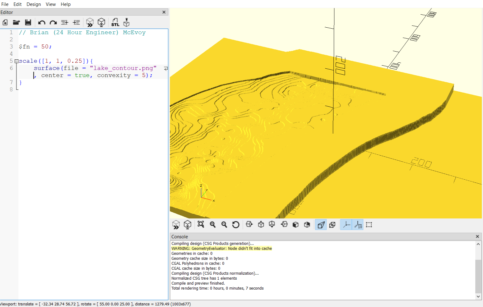 Topographical Lake 3D Print : 4 Steps (with Pictures) - Instructables