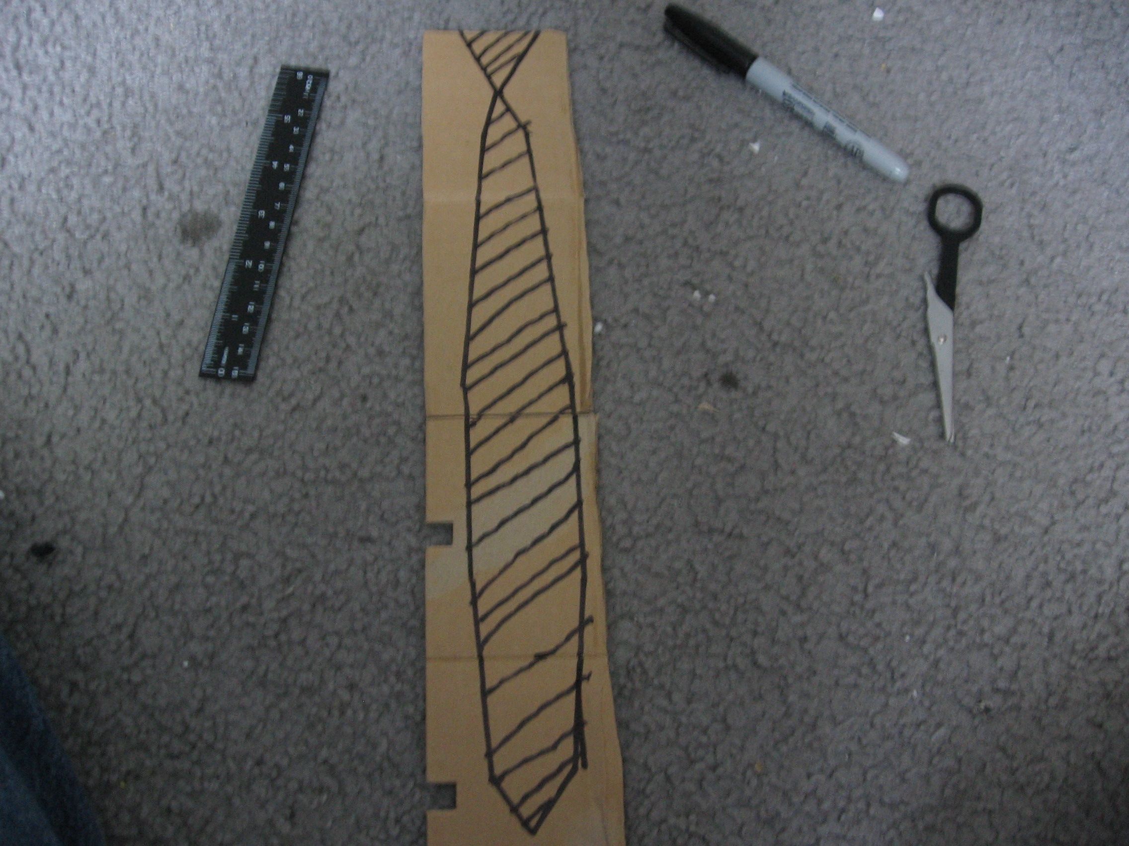 How to Make a Cool, Geeky Cardboard Tie. : 3 Steps - Instructables