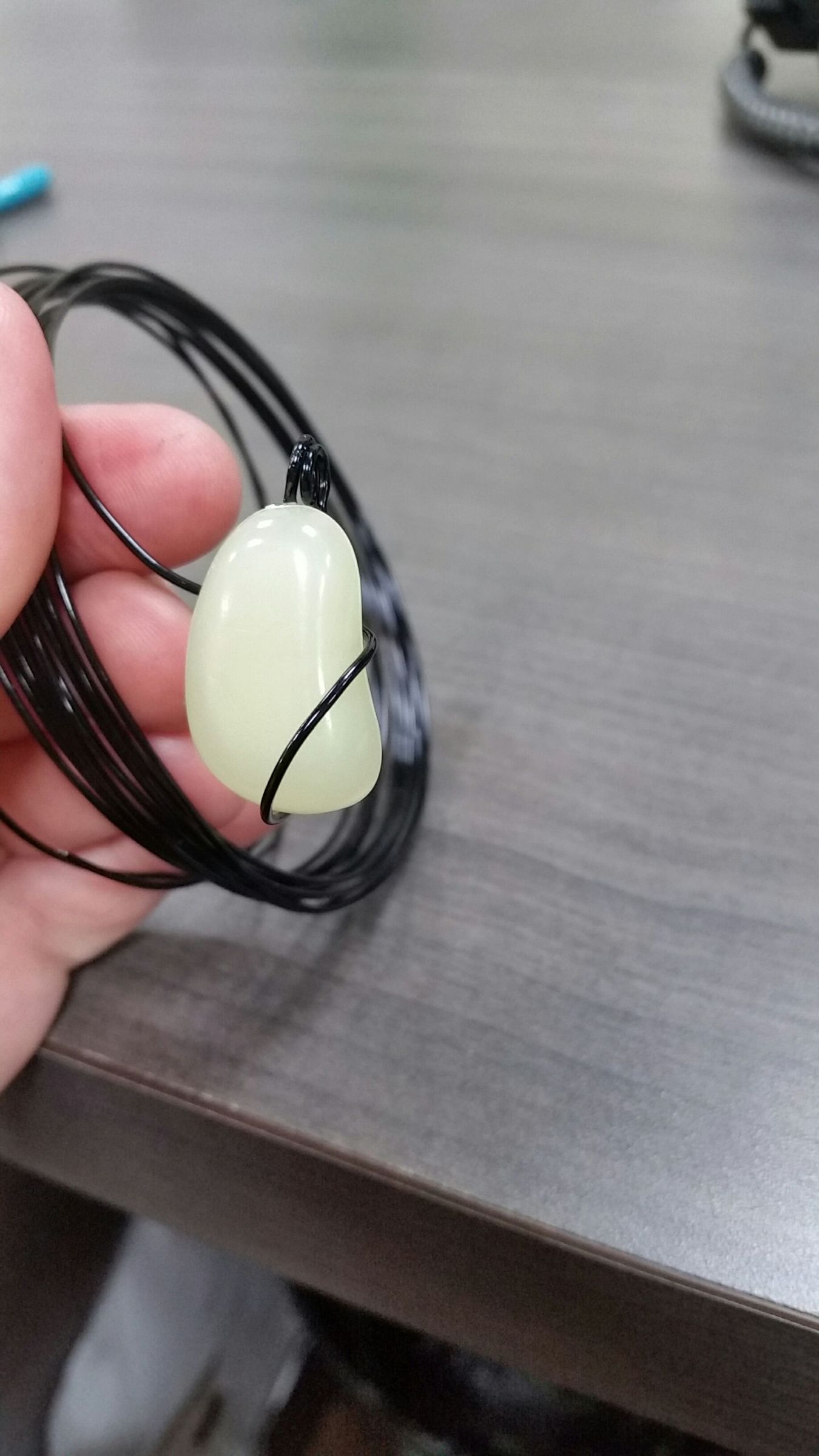 Glow in the Dark Wire Wrapped Pendant : 5 Steps (with Pictures ...