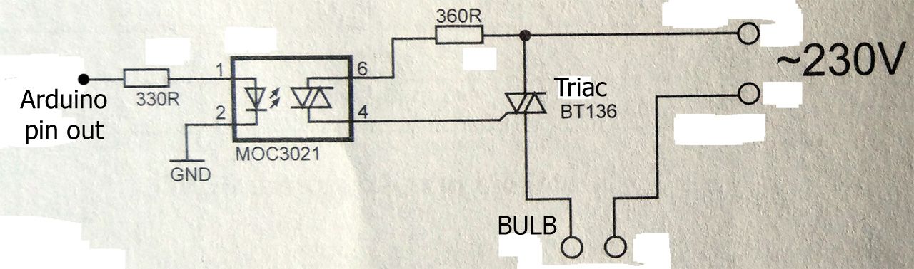 Edison Lamp Dimmer 230V Arduino IRDA Remote Control - Instructables