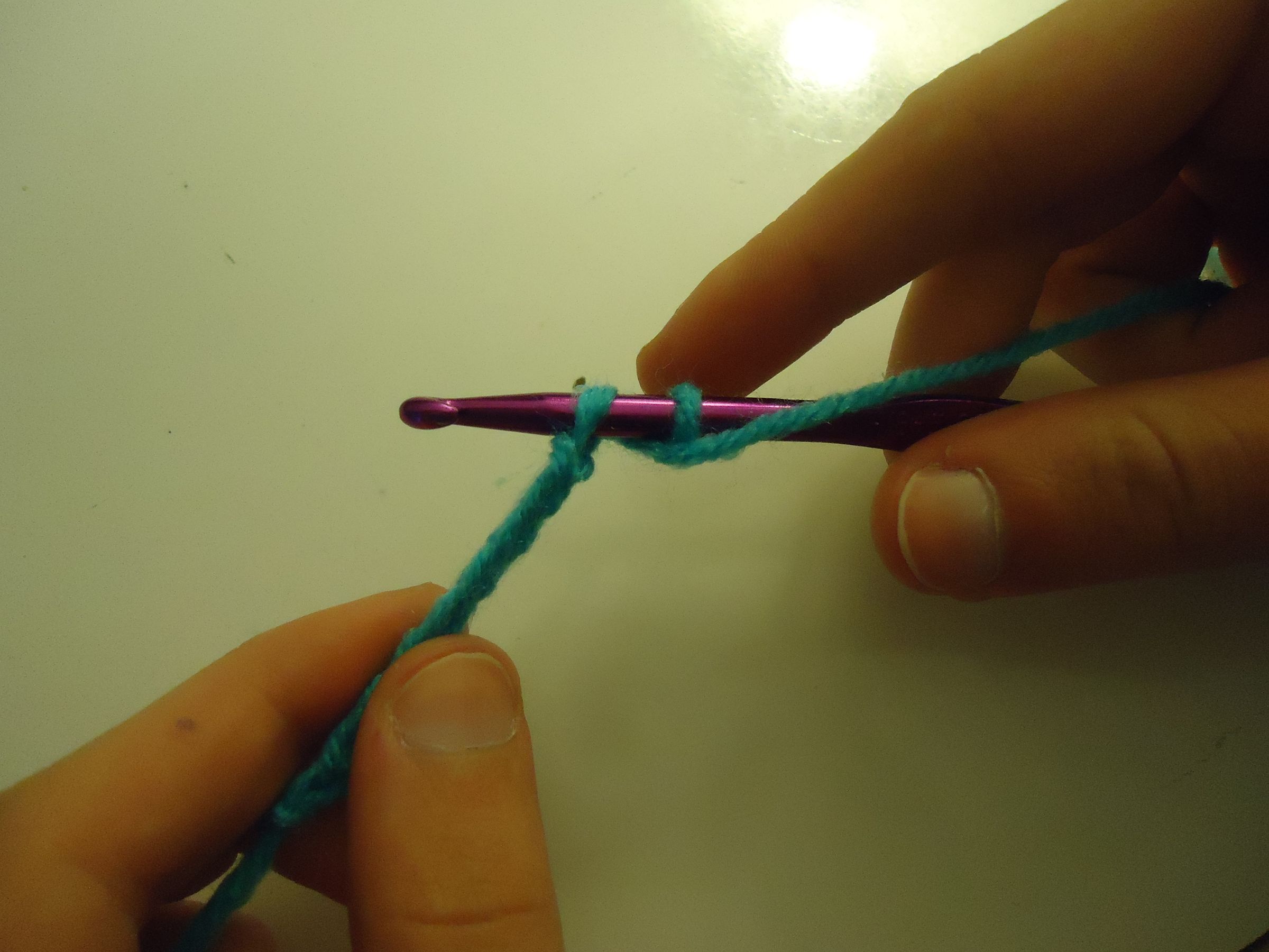 Second Beginner Crochet Project: Double Crochet Square : 16 Steps ...