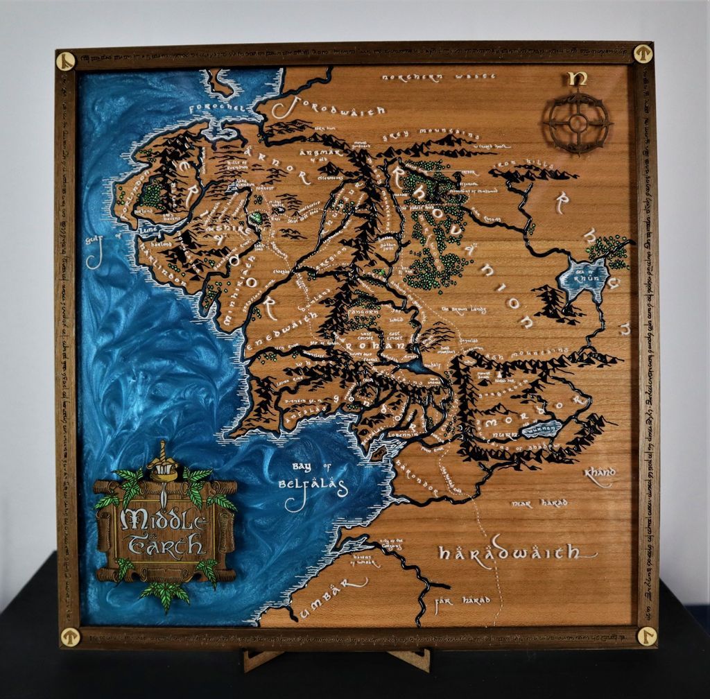 Epoxy Resin Maps – When Geeks Craft