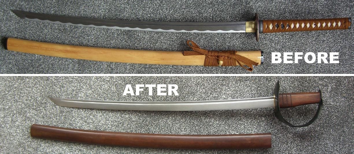 Turn a Katana Into a Cutlass : 4 Steps (with Pictures) - Instructables