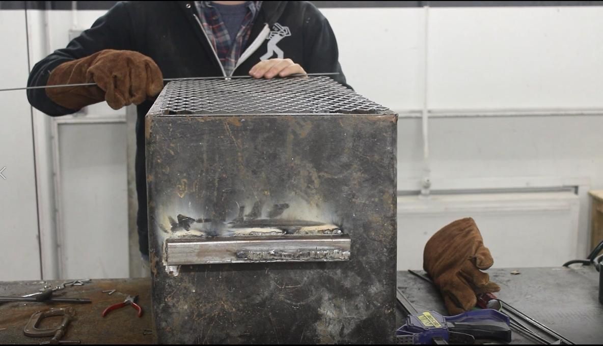 Dumpster Fire Pit (easy Welding Project) : 12 Steps (with Pictures ...