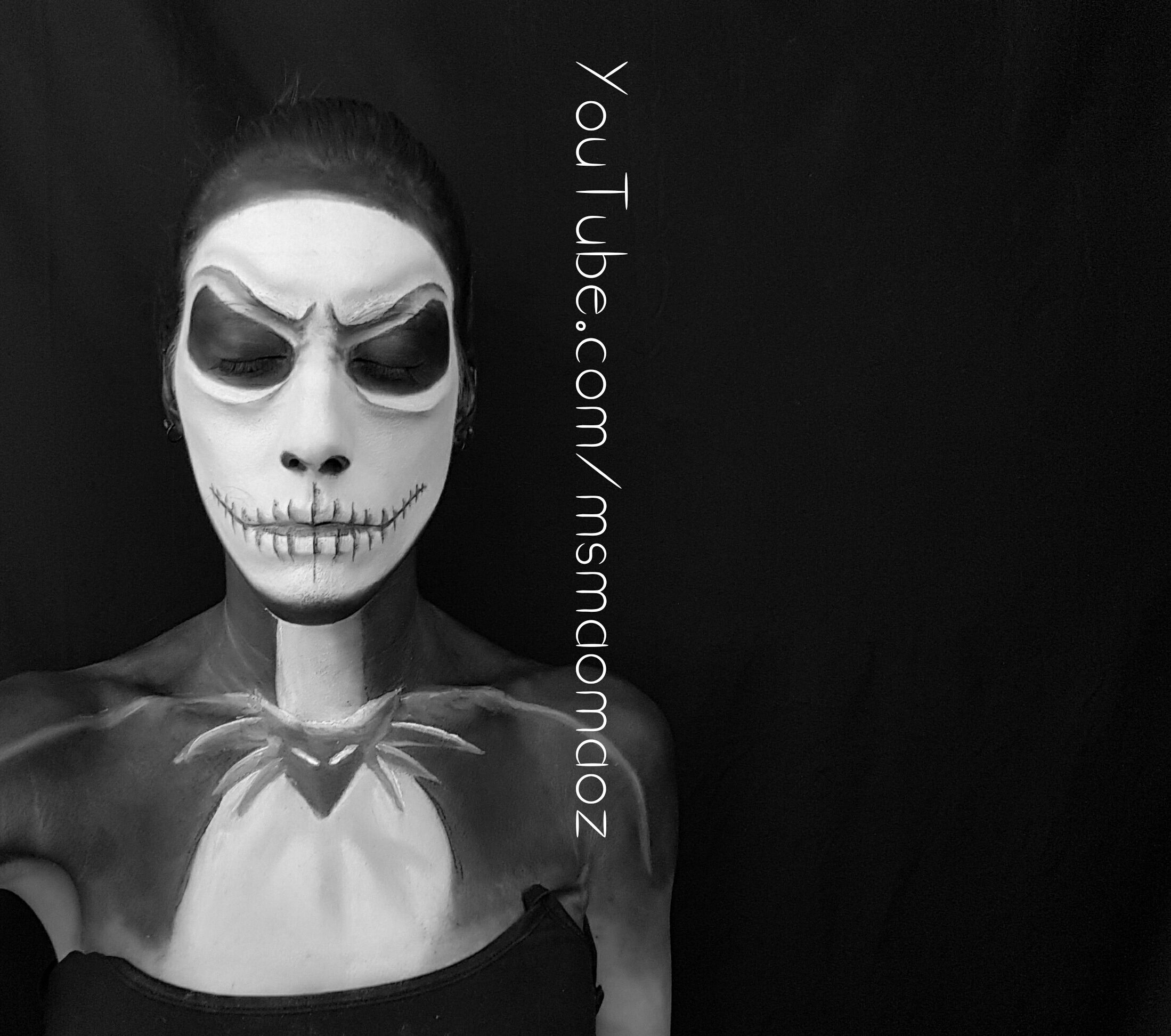 Nightmare Before Christmas Jack Makeup
