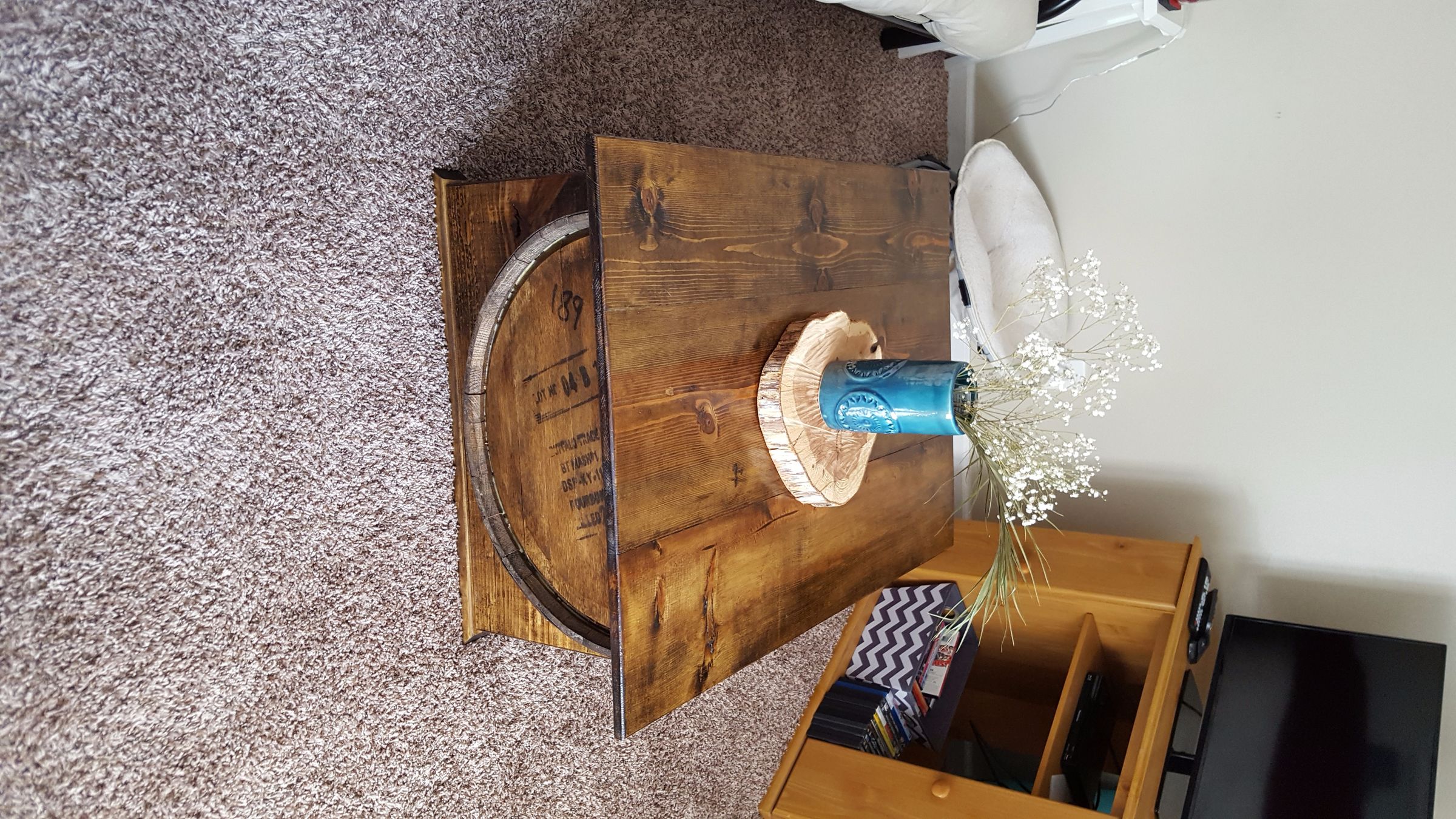 Bourbon Barrel Coffee Table : 12 Steps (with Pictures) - Instructables