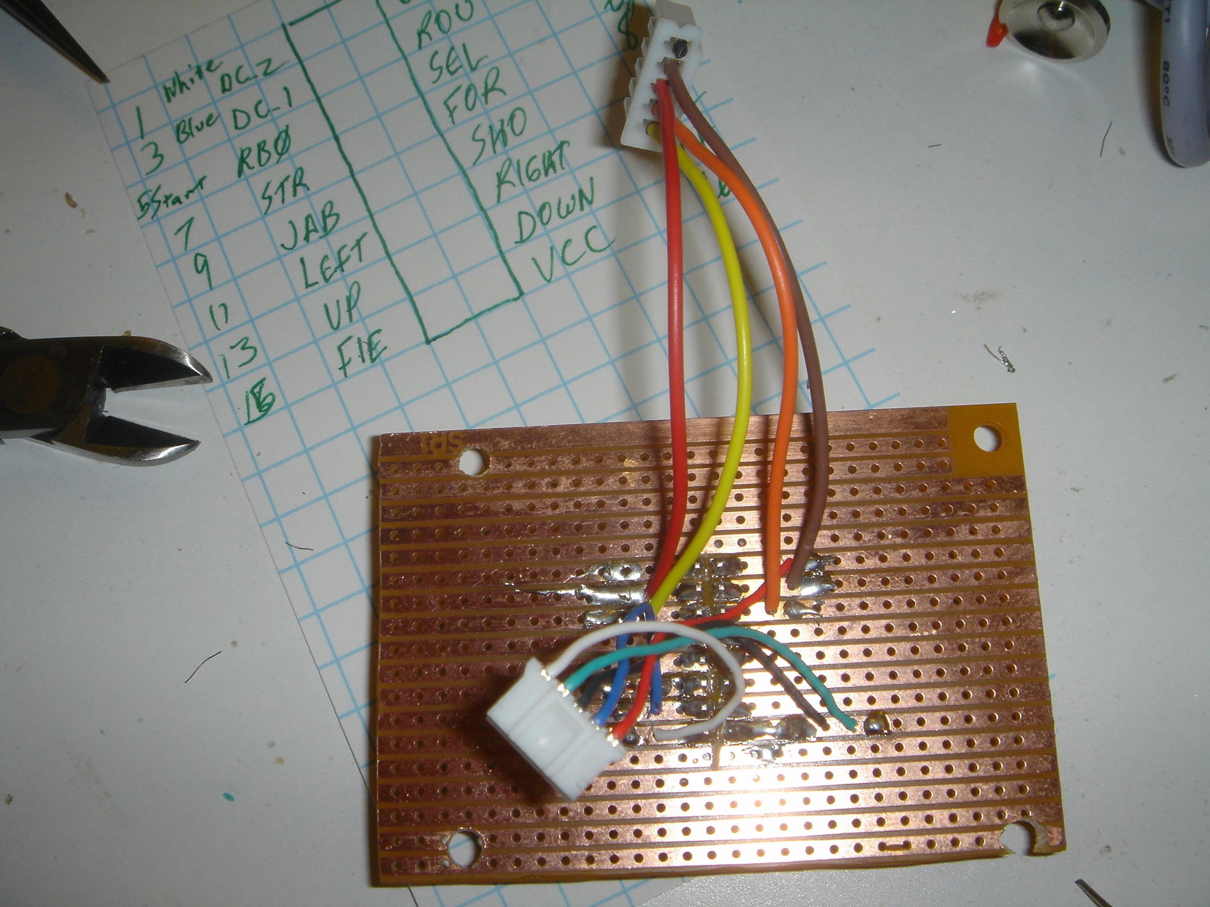 How to Piggyback a Dreamcast Controller on a Universal PCB : 9 Steps ...