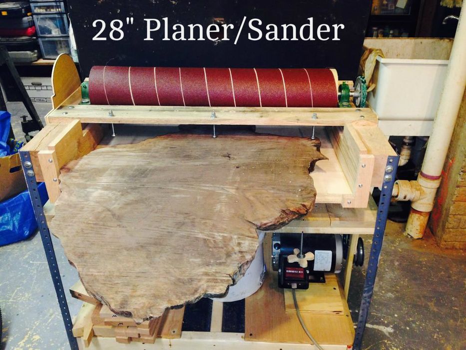 Making a 28 Inch Wide Sander/Planer : 13 Steps (with Pictures ...
