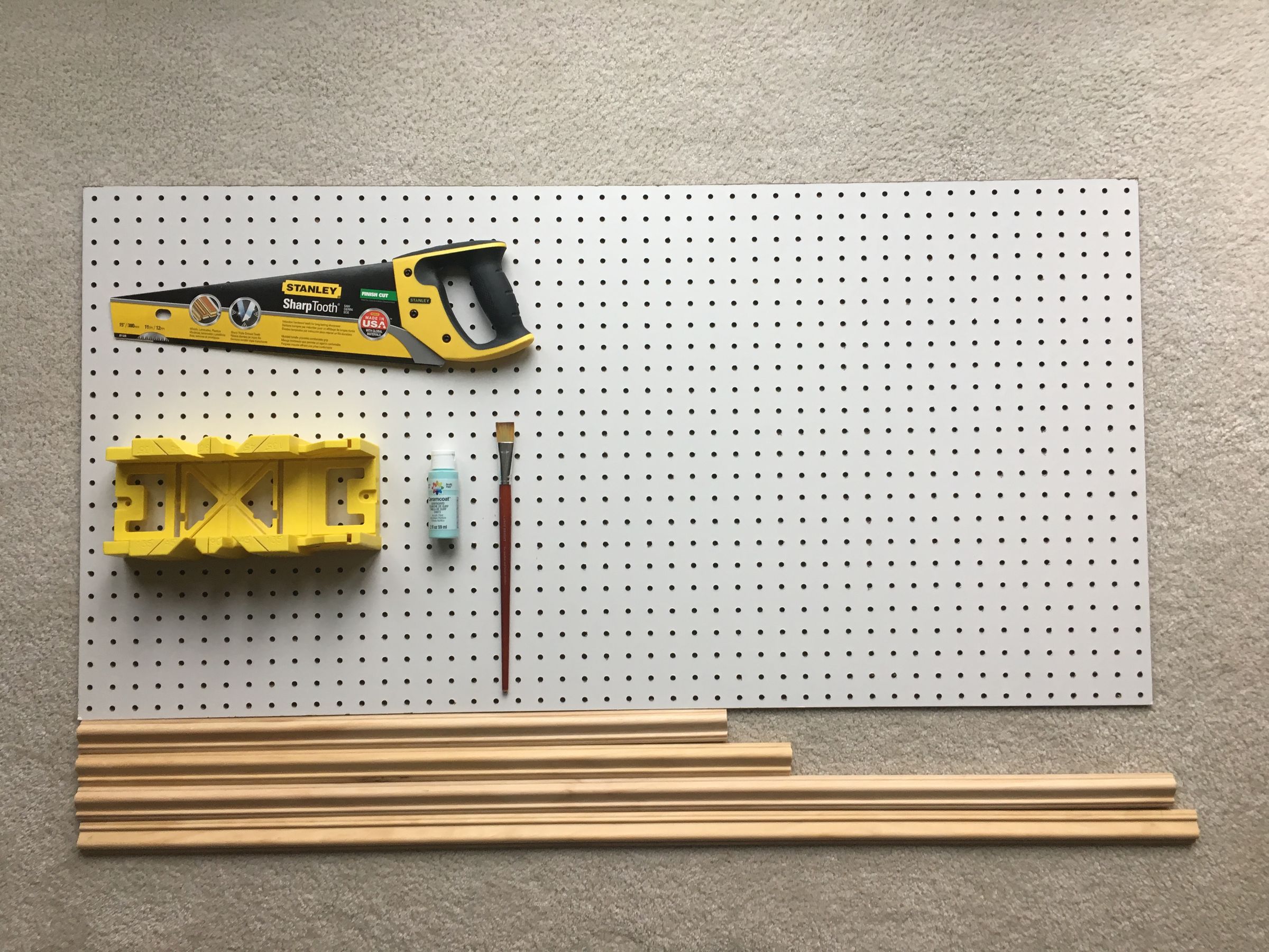 Decorative Pegboard Frame : 6 Steps (with Pictures) - Instructables