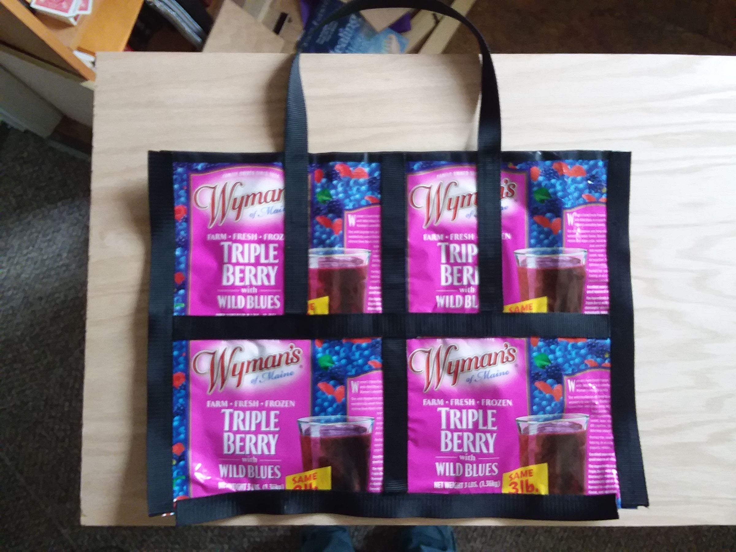 Upcycled Food Packaging Tote Bag : 11 Steps (with Pictures) - Instructables