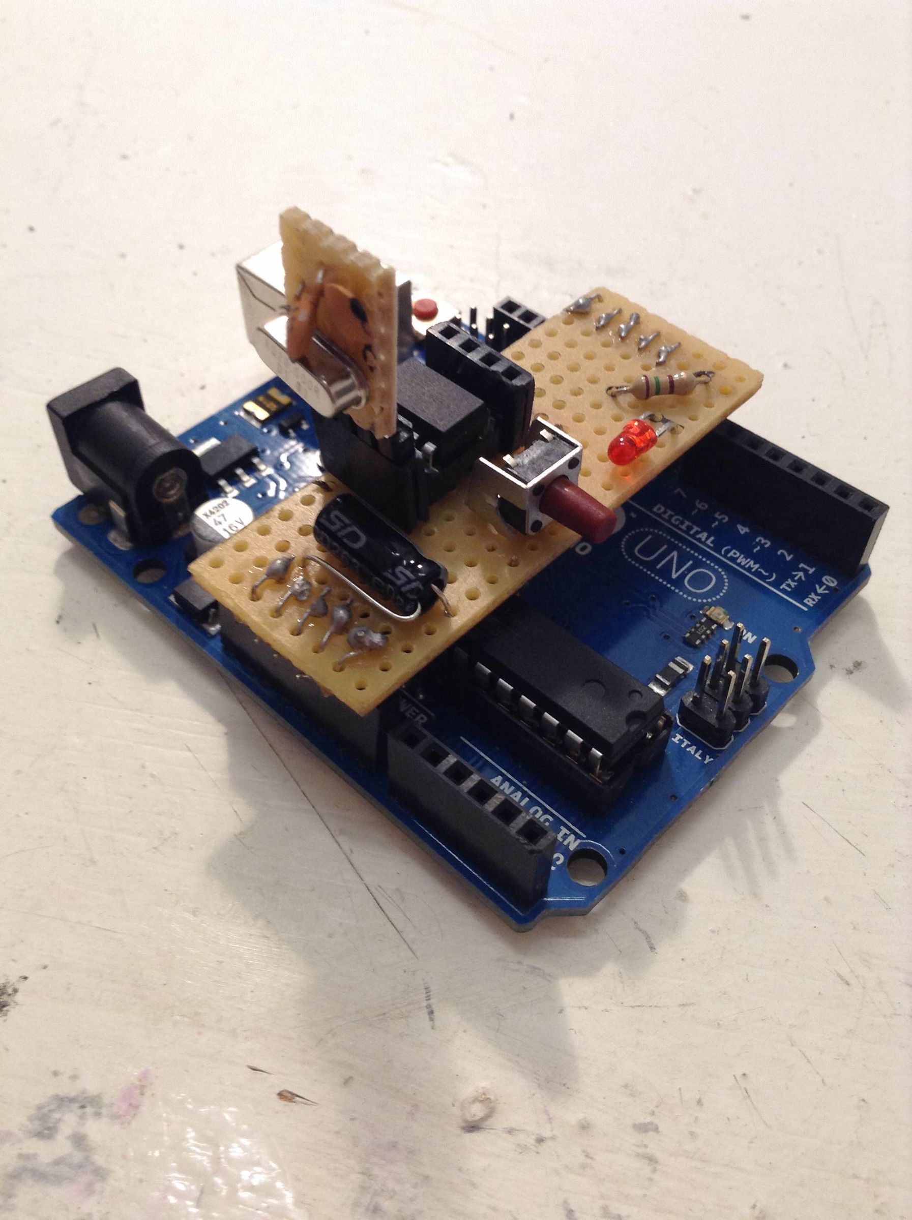 Arduino Attiny85/45 ISP Shield + Debug Help : 5 Steps - Instructables