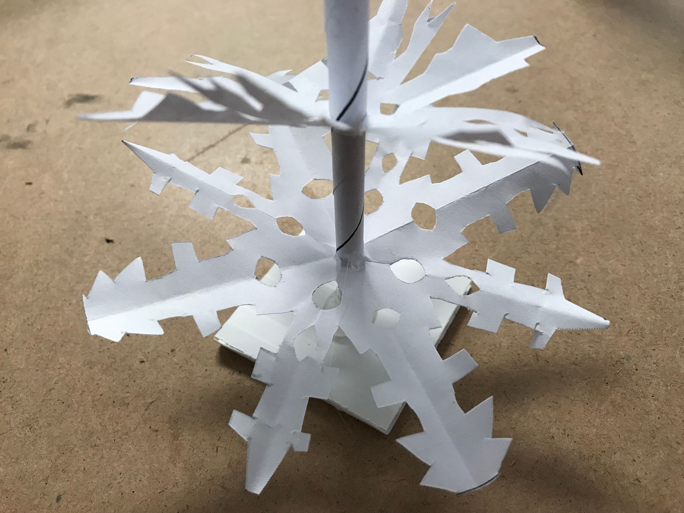 Snowflake Trees...A Great Holiday Craft! : 6 Steps (with Pictures ...