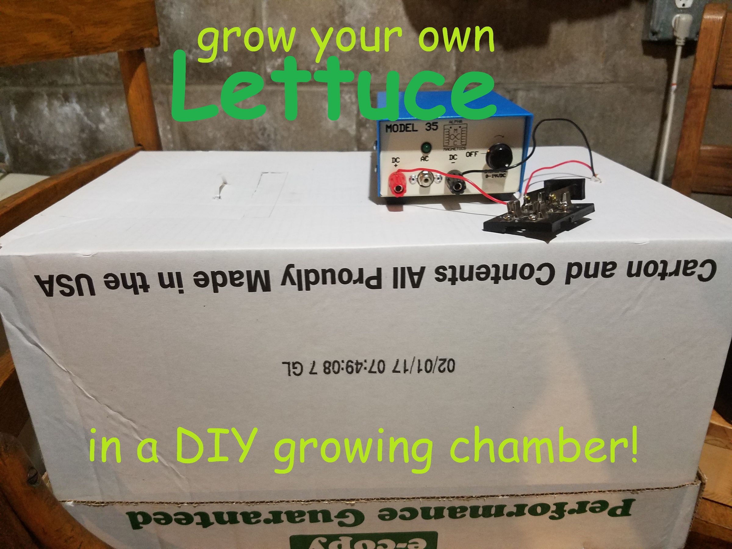 DIY Growing Chamber : 3 Steps - Instructables
